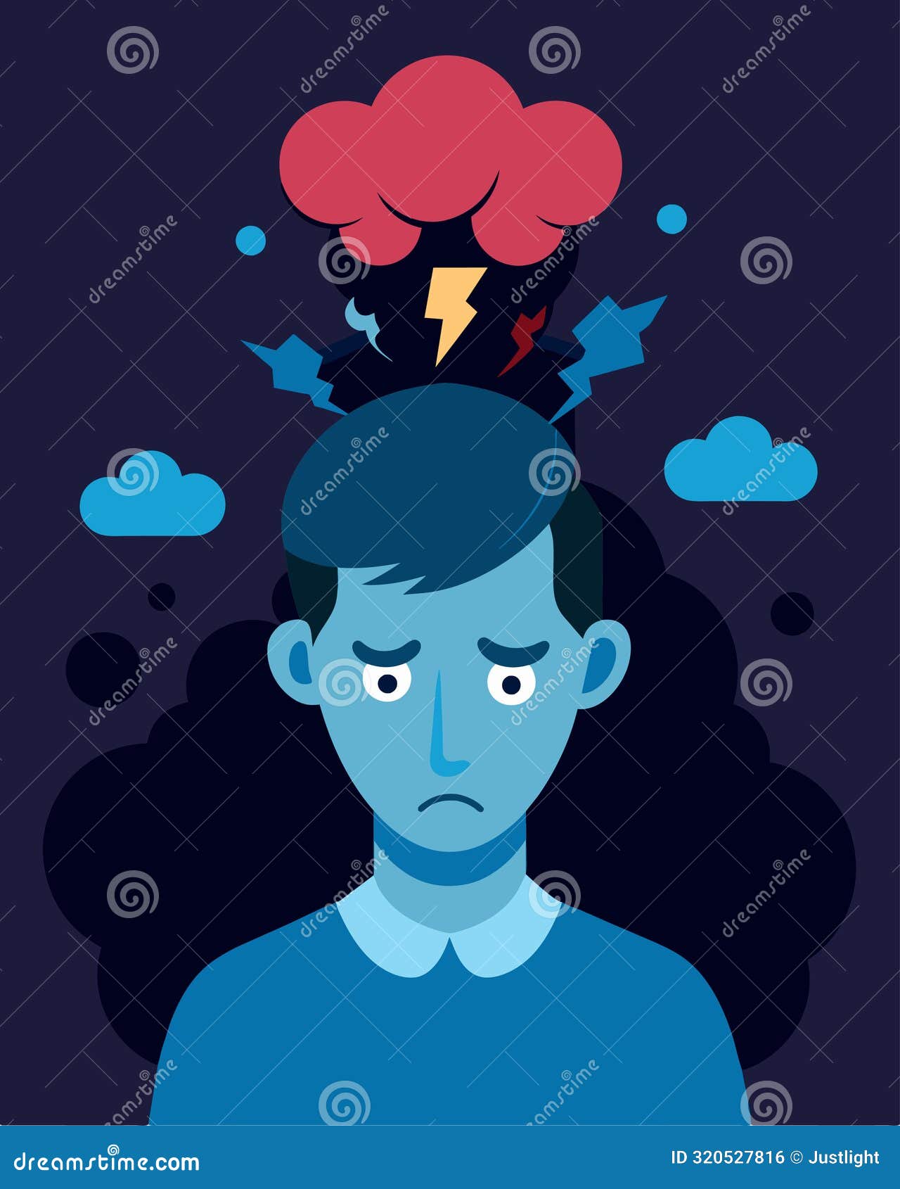 The Mind Is Ped In A Neverending Cycle Each Link Of The Chains Securing ...