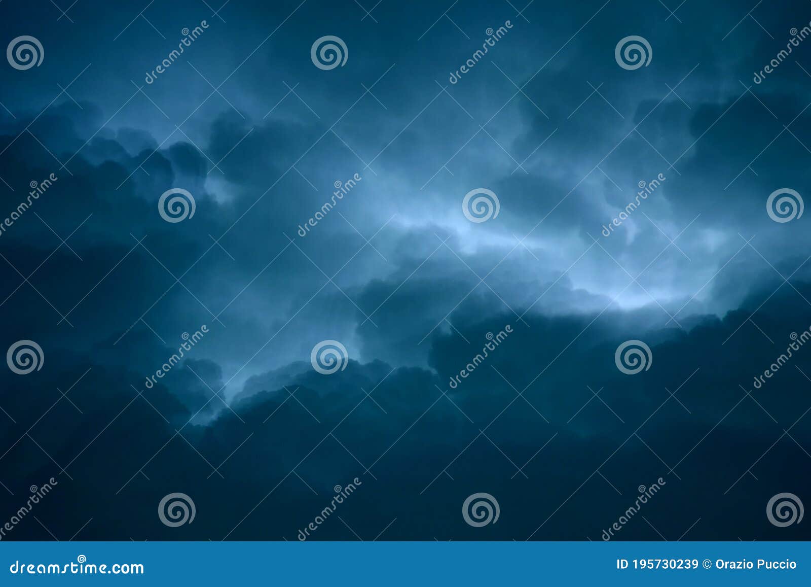 Stormy Dark Clouds Moving Across the Sky, Slow Shutter Speed Stock ...