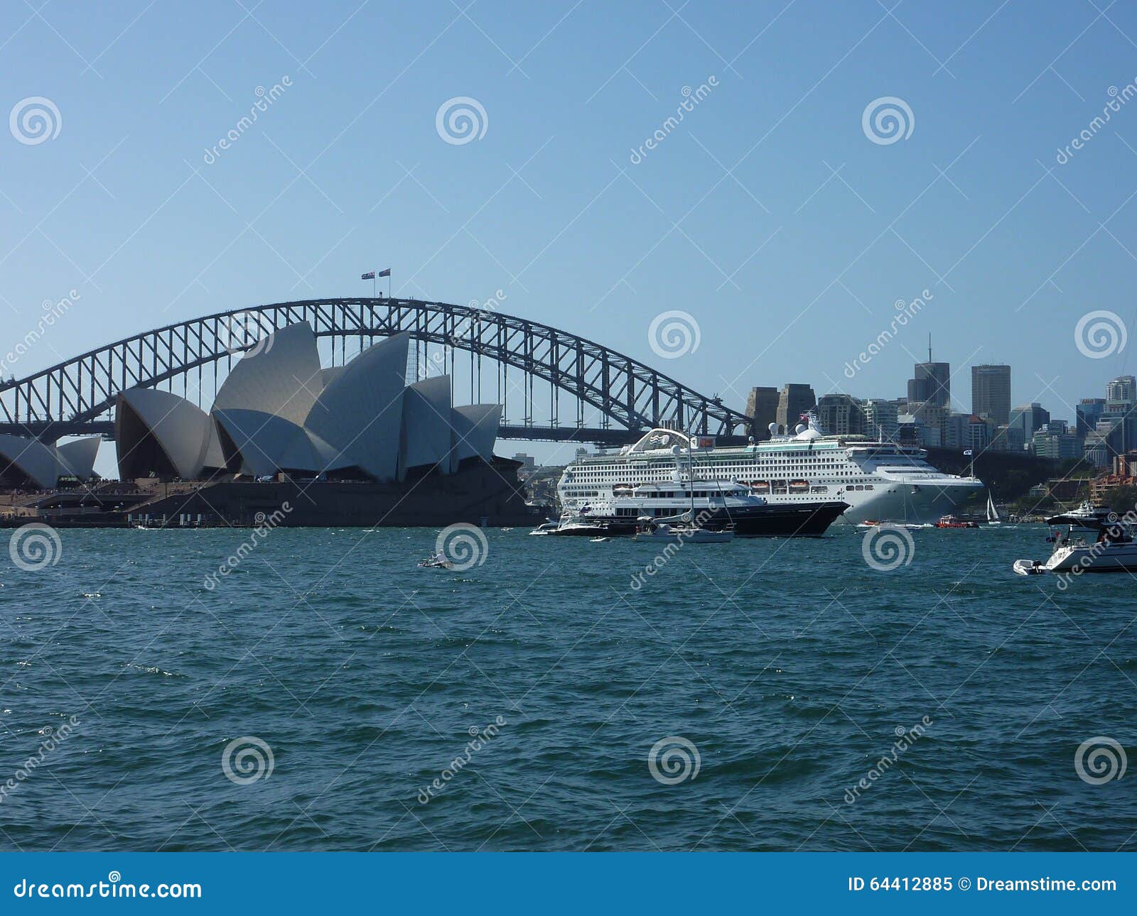 Darling Harbour editorial image. Image of beautiful, oceanliner - 64412885