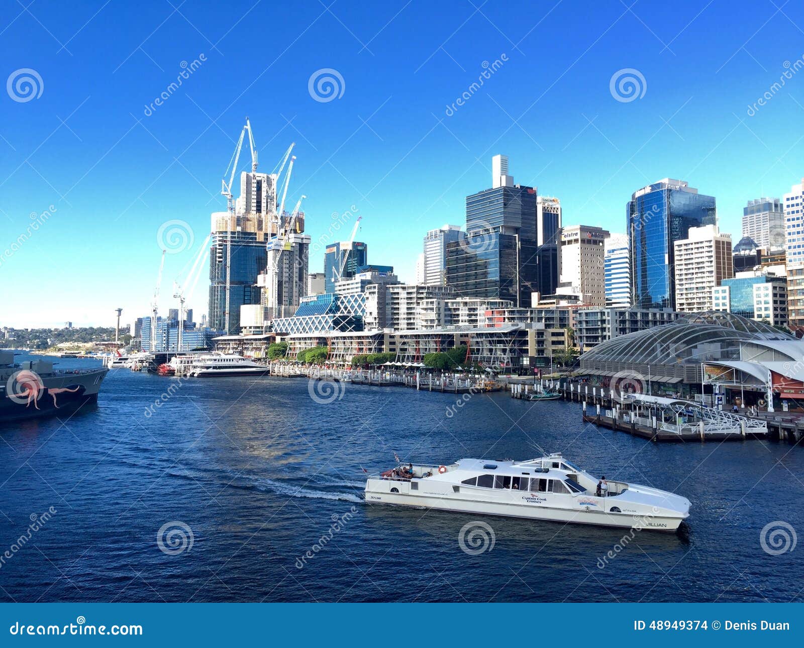 Darling Harbour editorial stock image. Image of sydney - 48949374