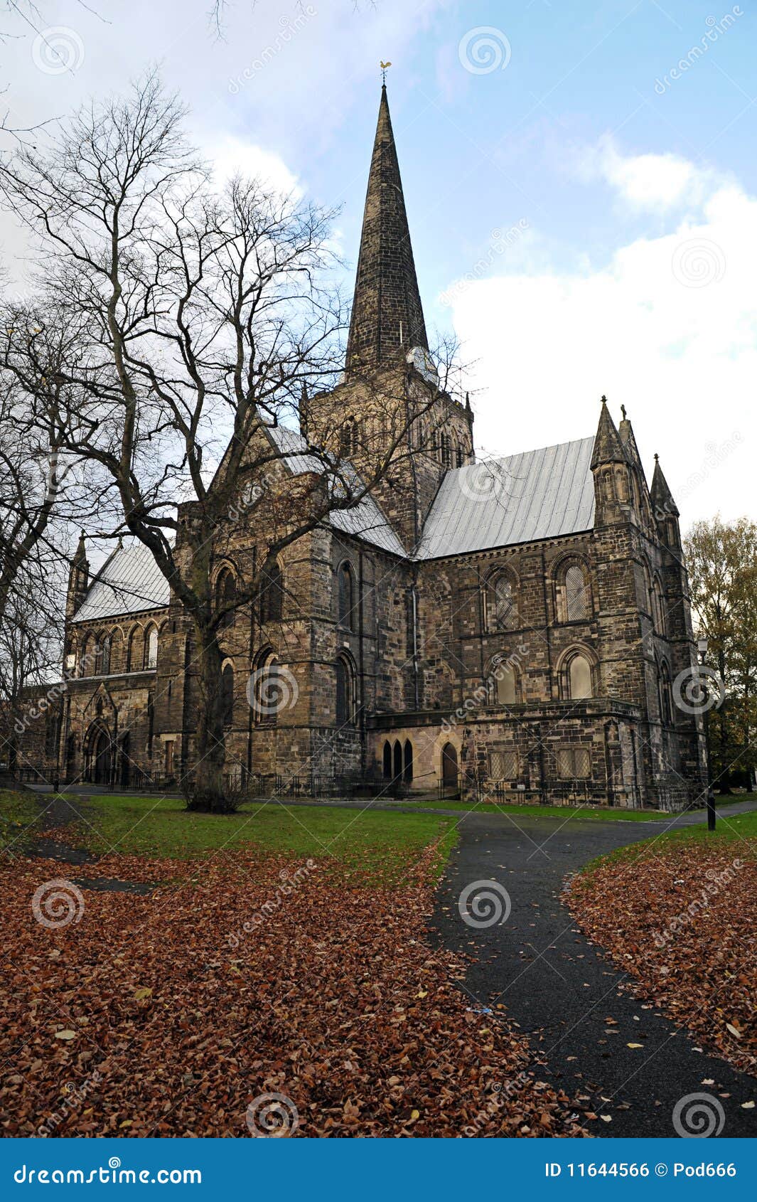 Darlington St Cuthberts Church Stock Photo - Image of durham ...