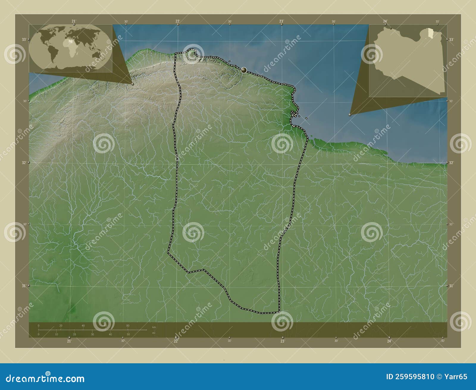 Darnah, Libya. Wiki. Capital Stock Illustration - Illustration of ...
