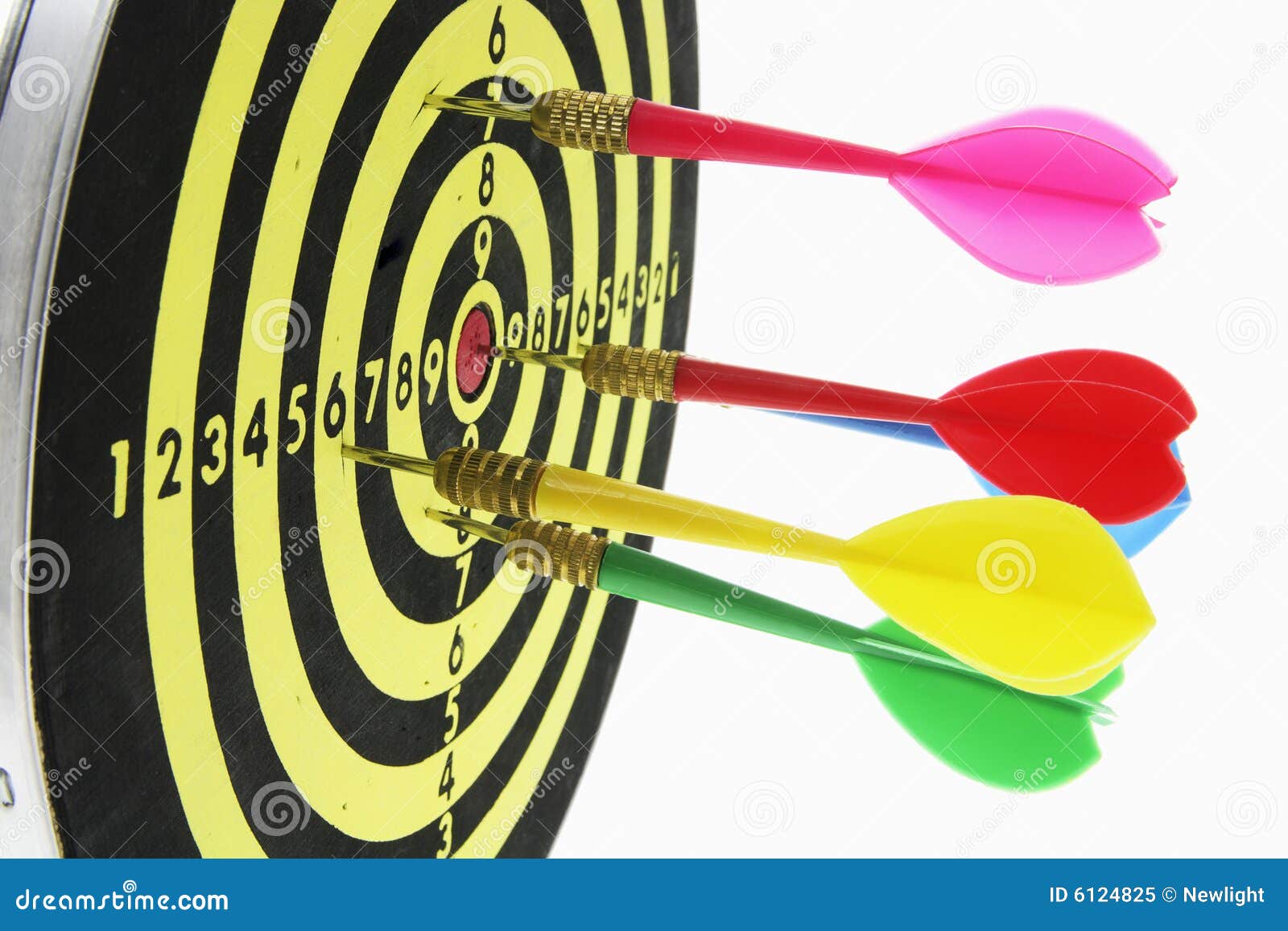 Dars On Dart Board Stock Image | CartoonDealer.com #6124825