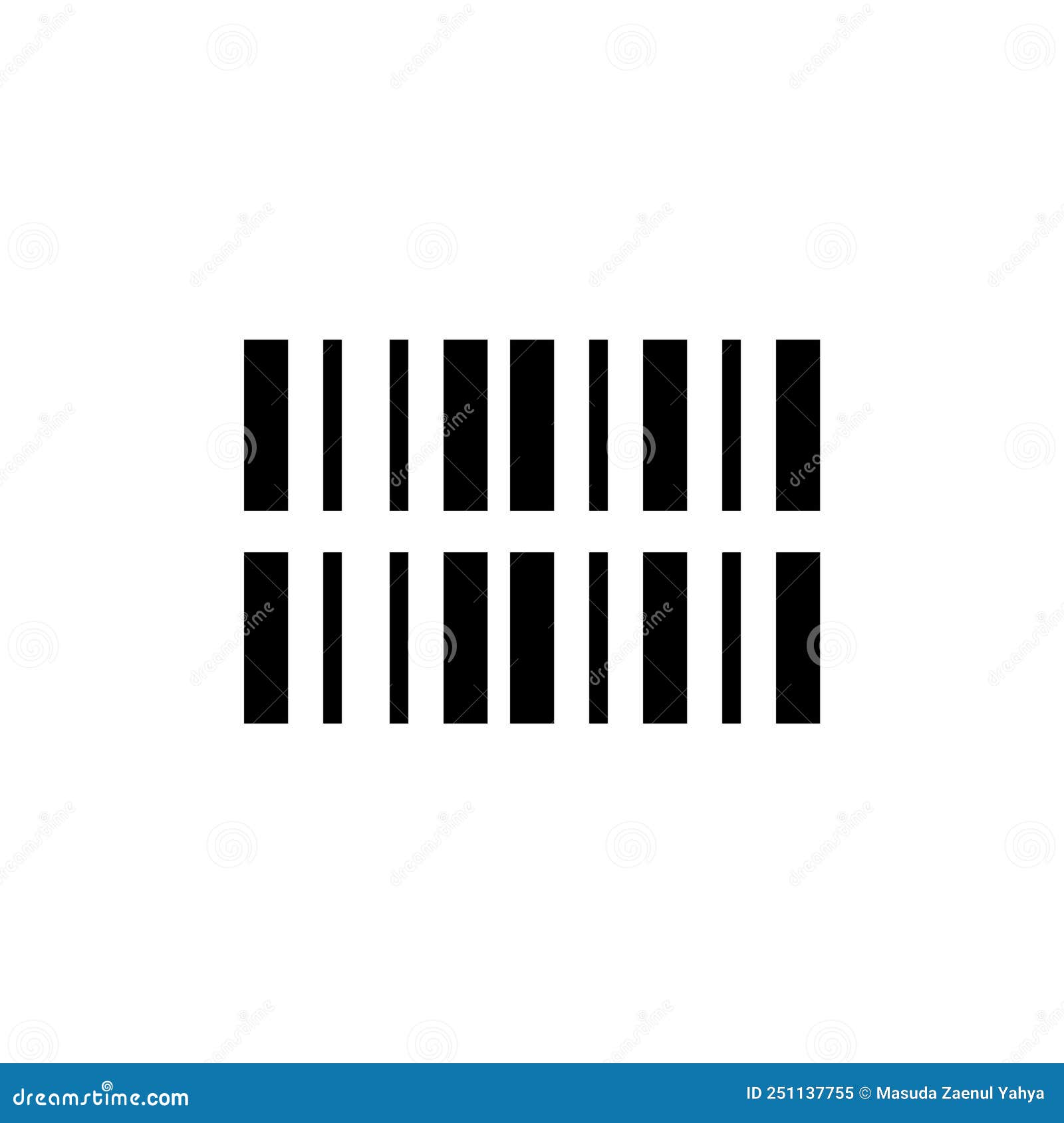 Darstellung Der Vektorgrafik Von Strichcodebildern Vektor Abbildung ...