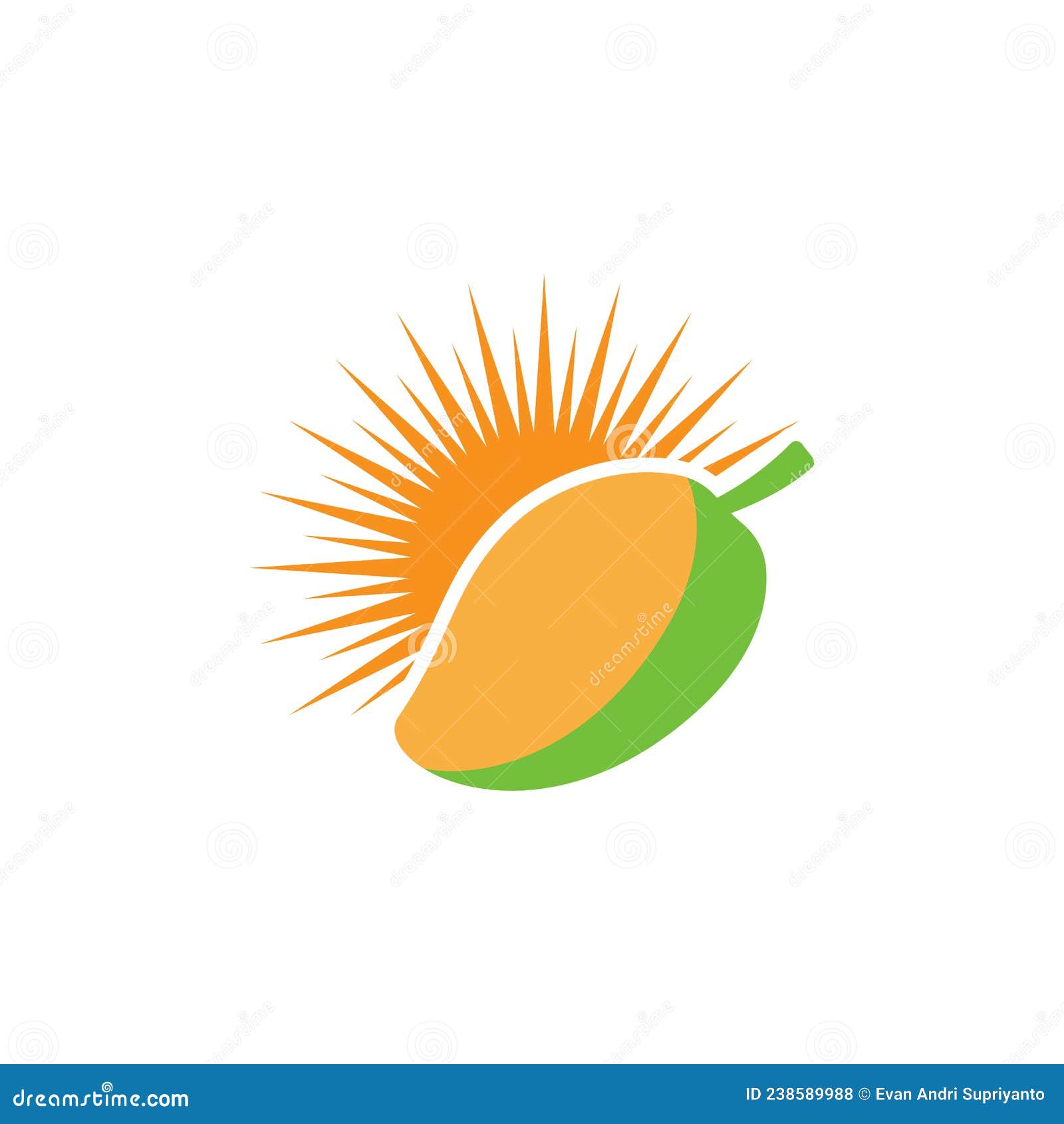 Darstellung Des Mango-Logos Als Vektor-Symbol Vektor Abbildung ...