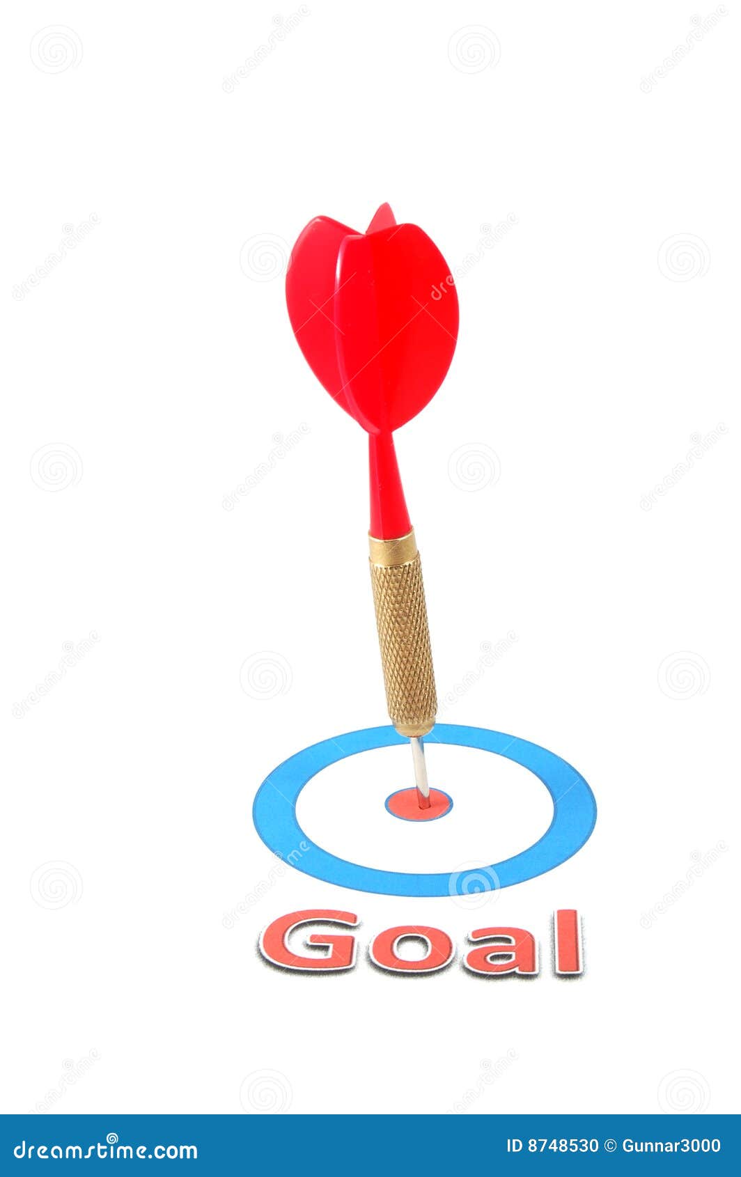 Dart arrow hit the goal stock photo. Image of dartboard - 8748530