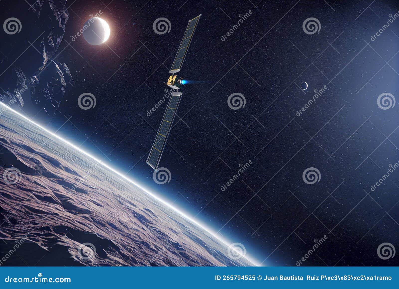 DART Asteroid Deflection Test Mission. this Image Elements Furnished by ...