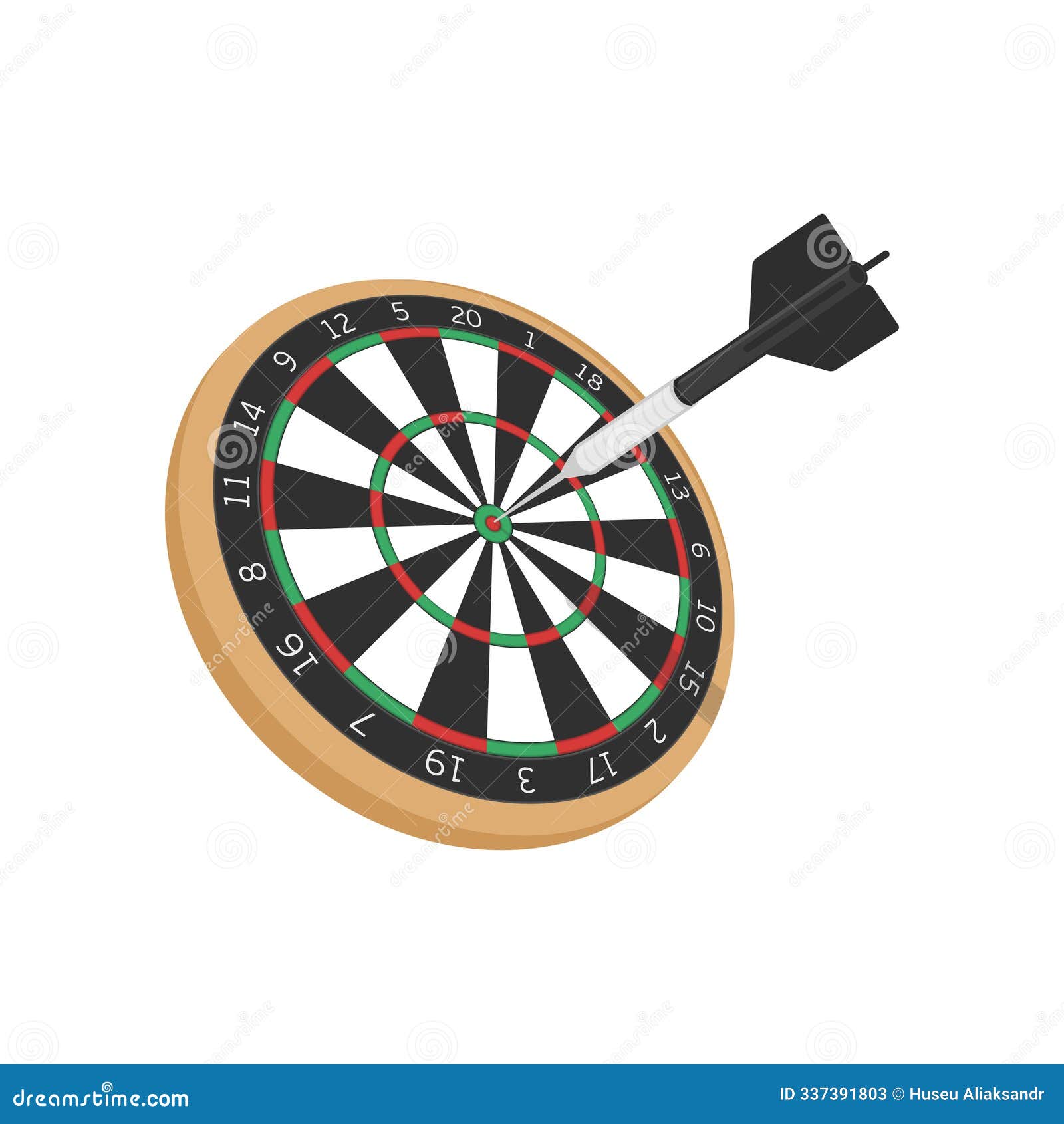 Dart boards vector stock illustration. Illustration of challenge ...