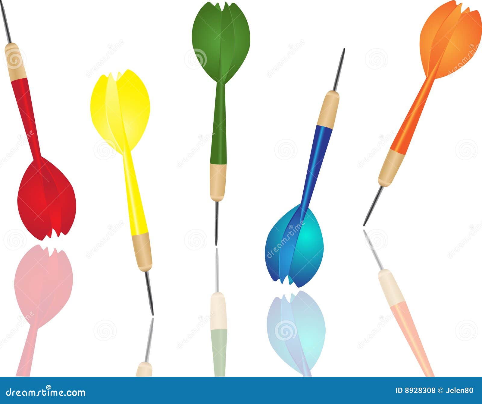 Dart, different color stock vector. Illustration of color - 8928308 Dart, different color stock vector. Illustration of color - 8928308