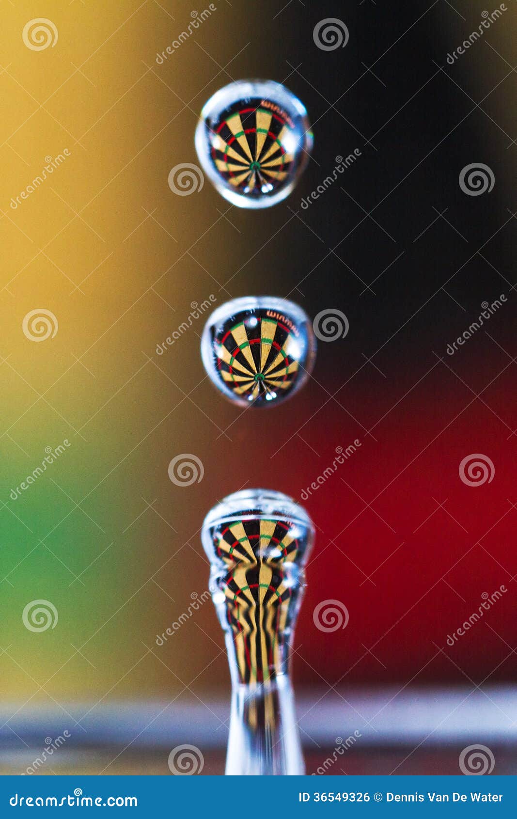 Dartboard Refraction Royalty-Free Stock Image | CartoonDealer.com #36549346