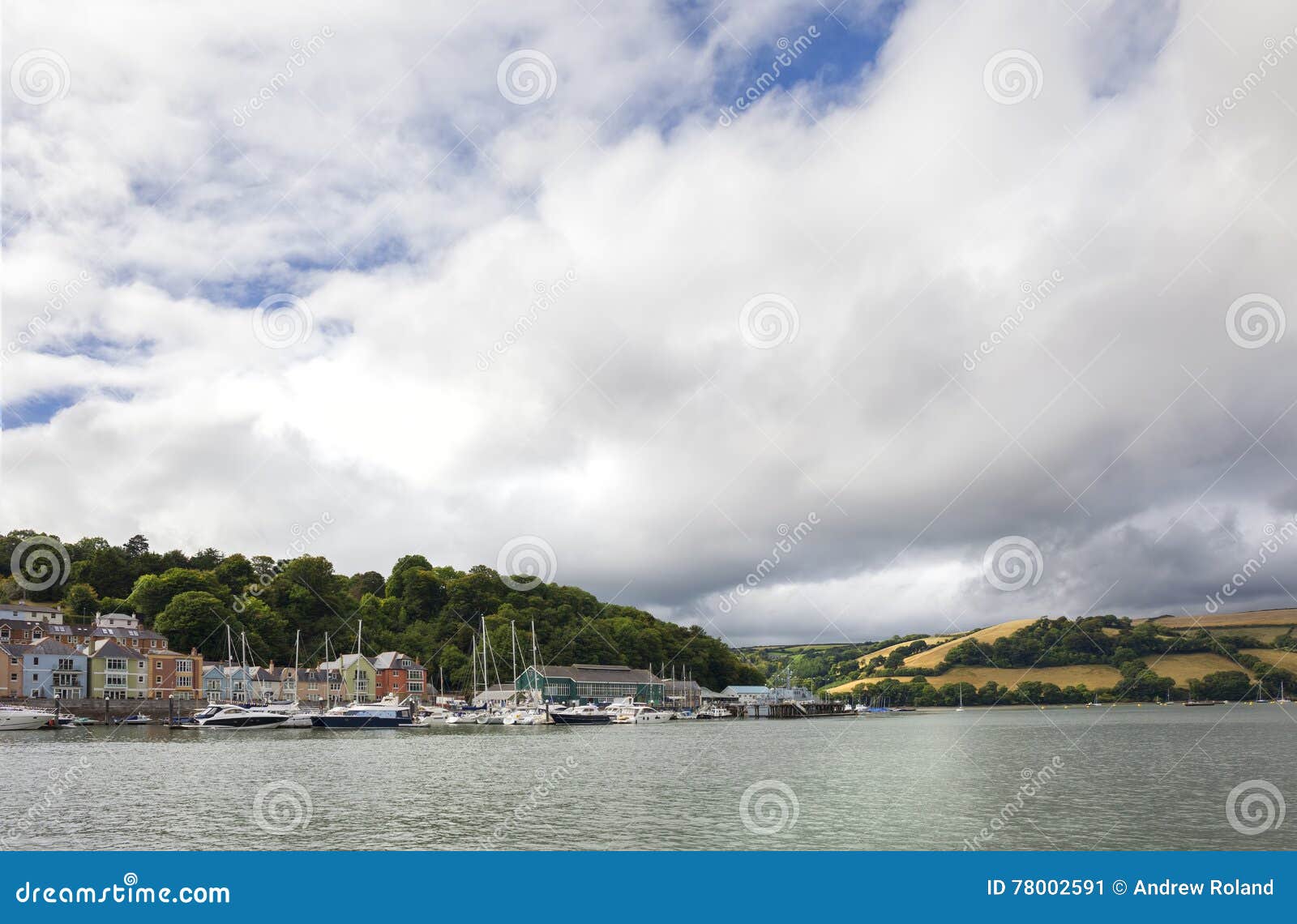Dart Estuary, Dartmouth, Devon, England Stock Image - Image of dart ...