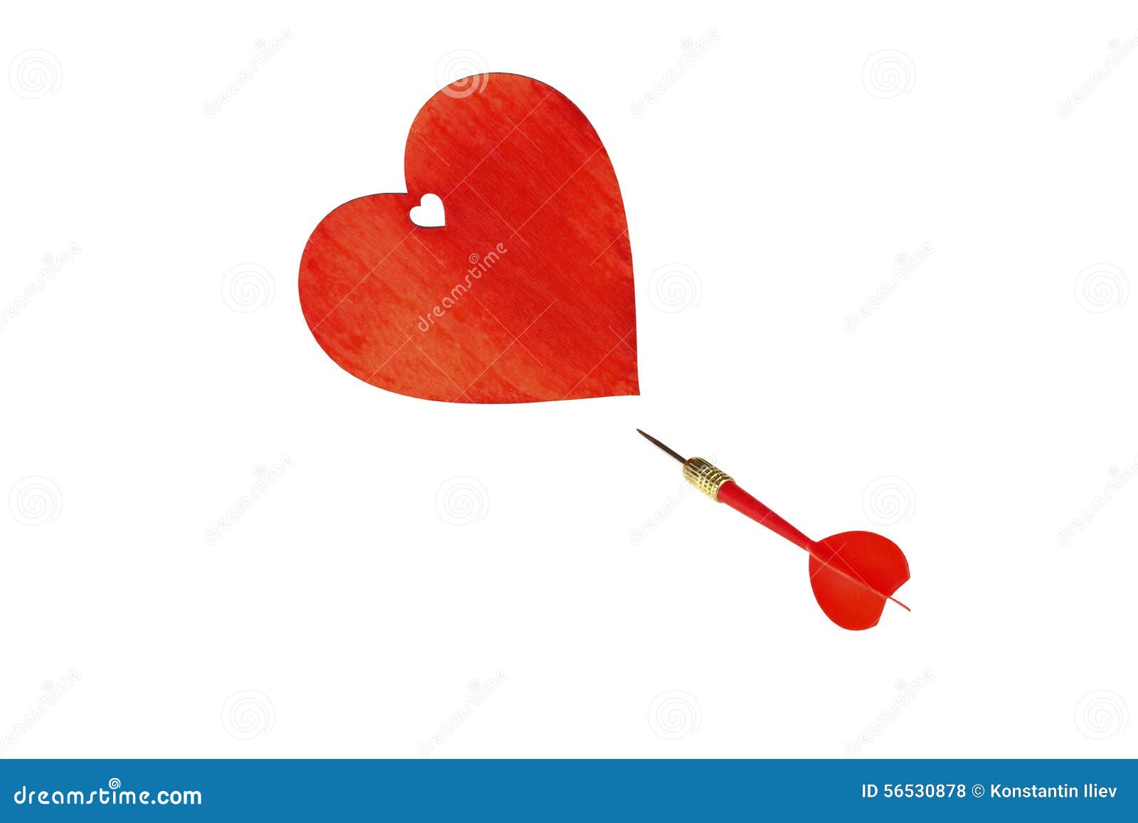 Dart and heart stock photo. Image of love, attack, blood - 56530878