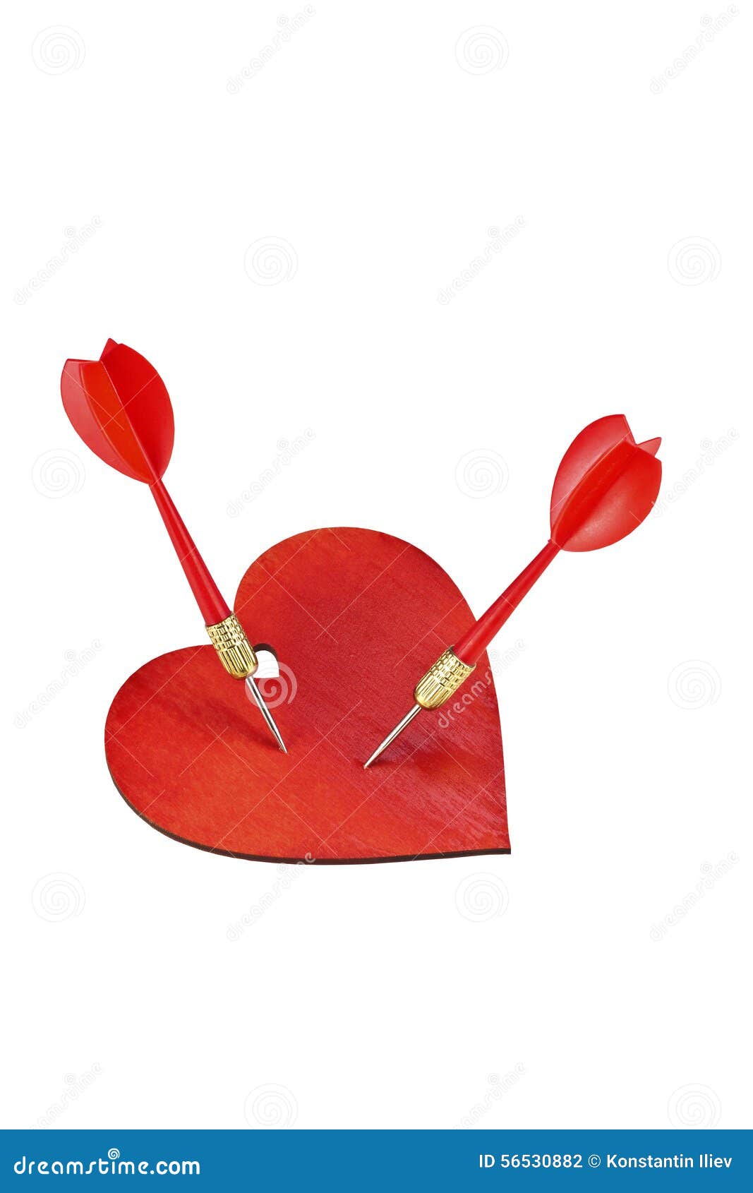 Dart and heart stock photo. Image of happy, luck, heart - 56530882