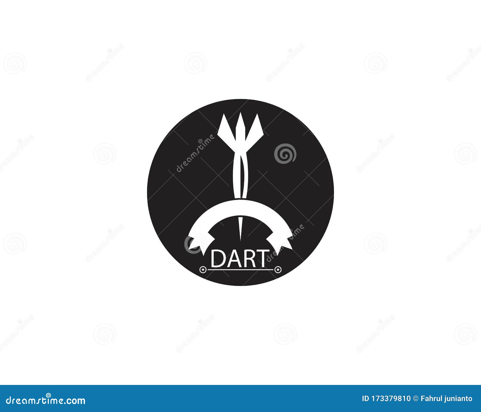 Dart Icon and Symbol Vector Template Stock Illustration - Illustration ...