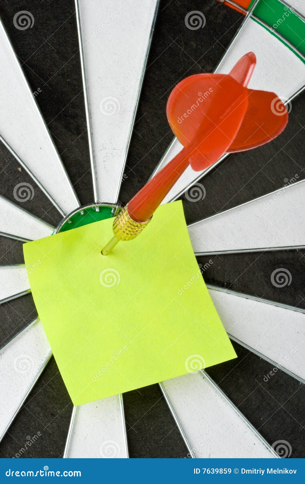 Dart and note stock image. Image of jackpot, competition - 7639859