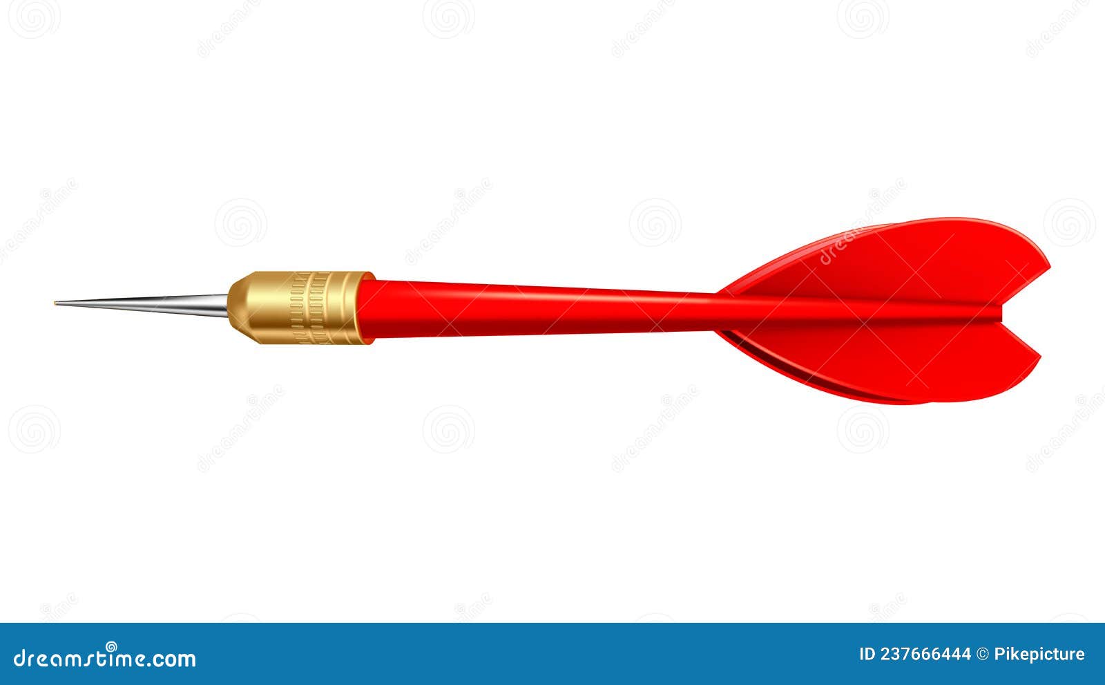 Dart Red Arrow Isolated Vector Stock Vector - Illustration of vector ...