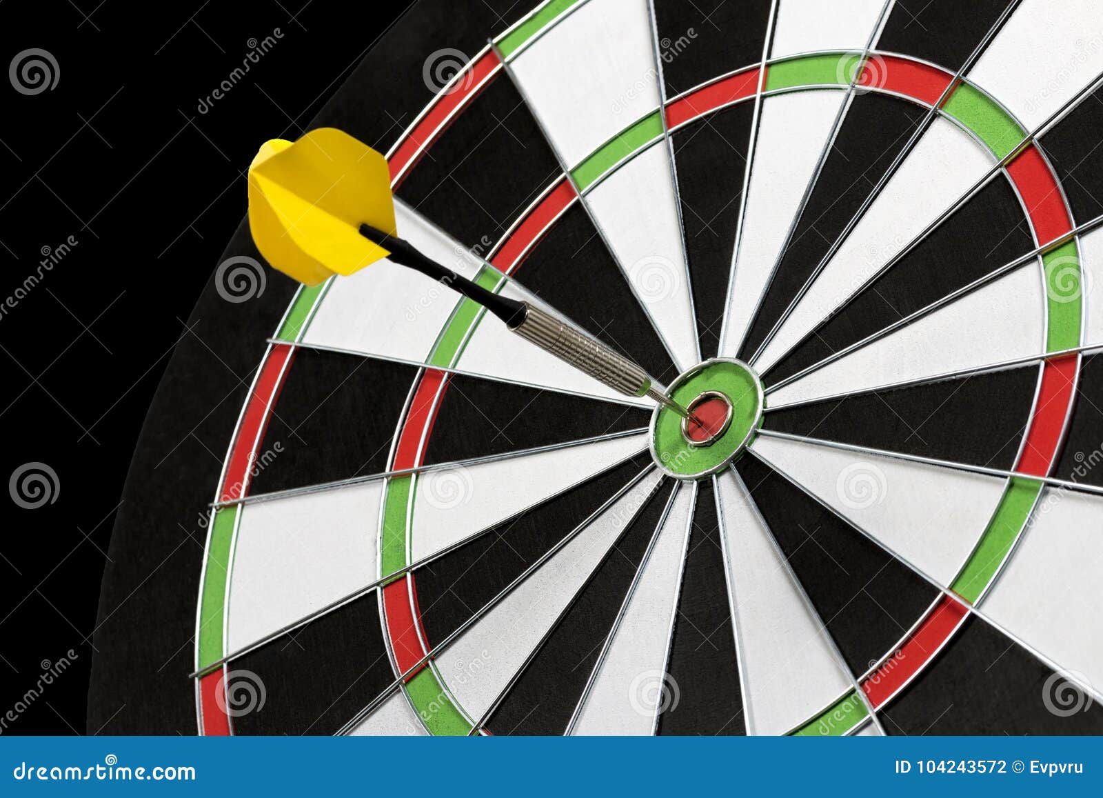 Dart stuck in a dartboard stock photo. Image of board - 104243572