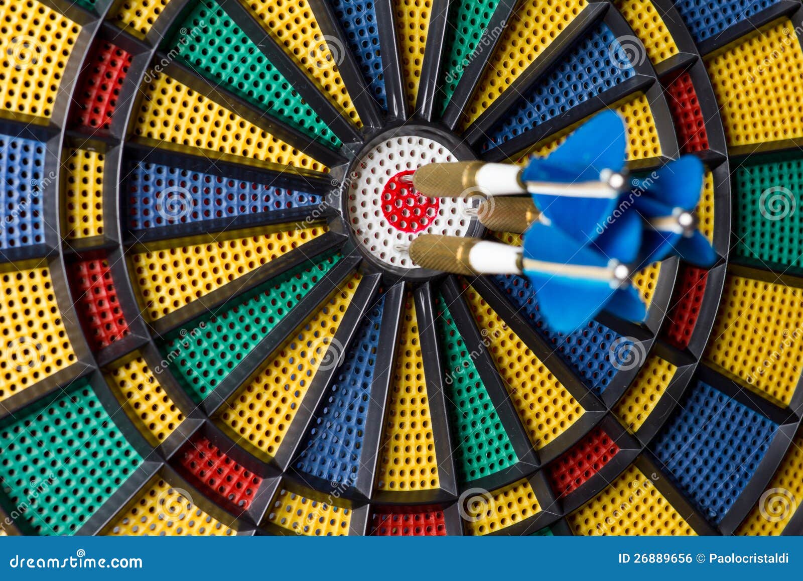 Dart on target stock photo. Image of perfect, accuracy - 26889656