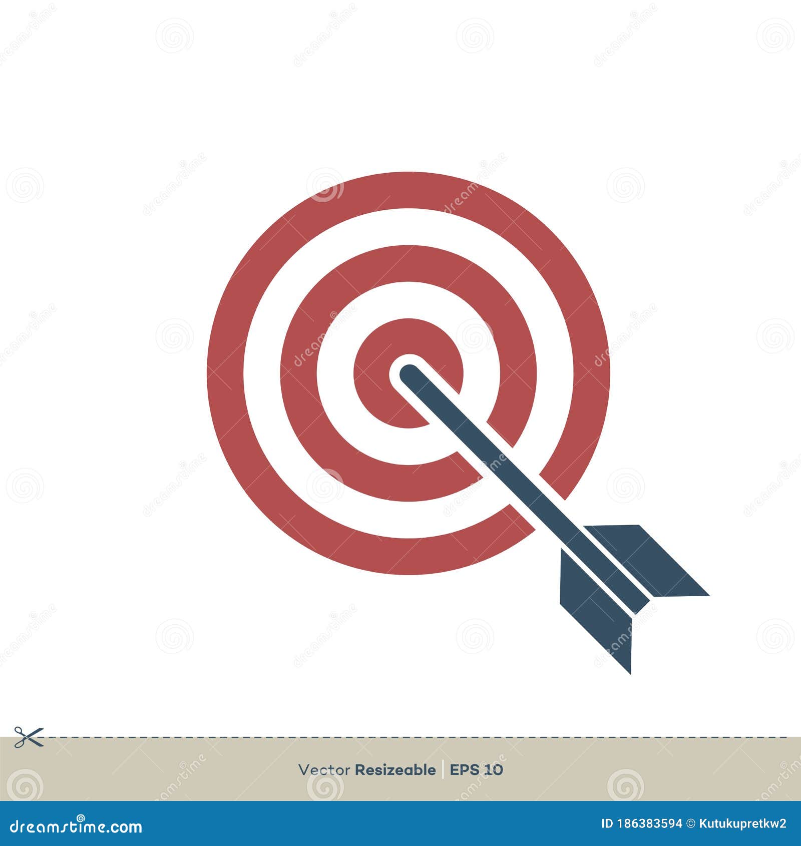 Dart Target Icon Vector Logo Template Illustration Design. Vector EPS ...