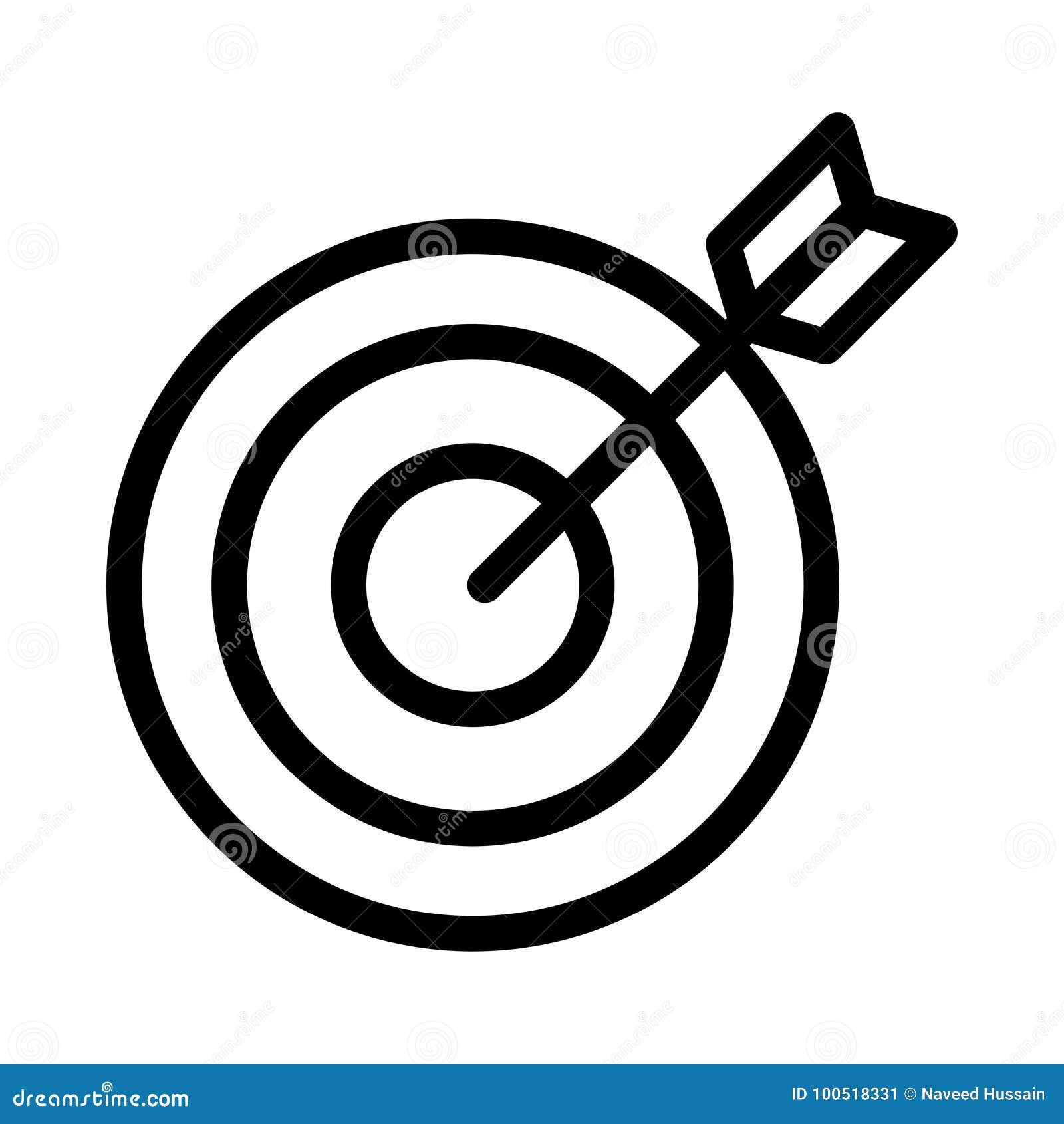 Dart icon stock illustration. Illustration of player - 100518331