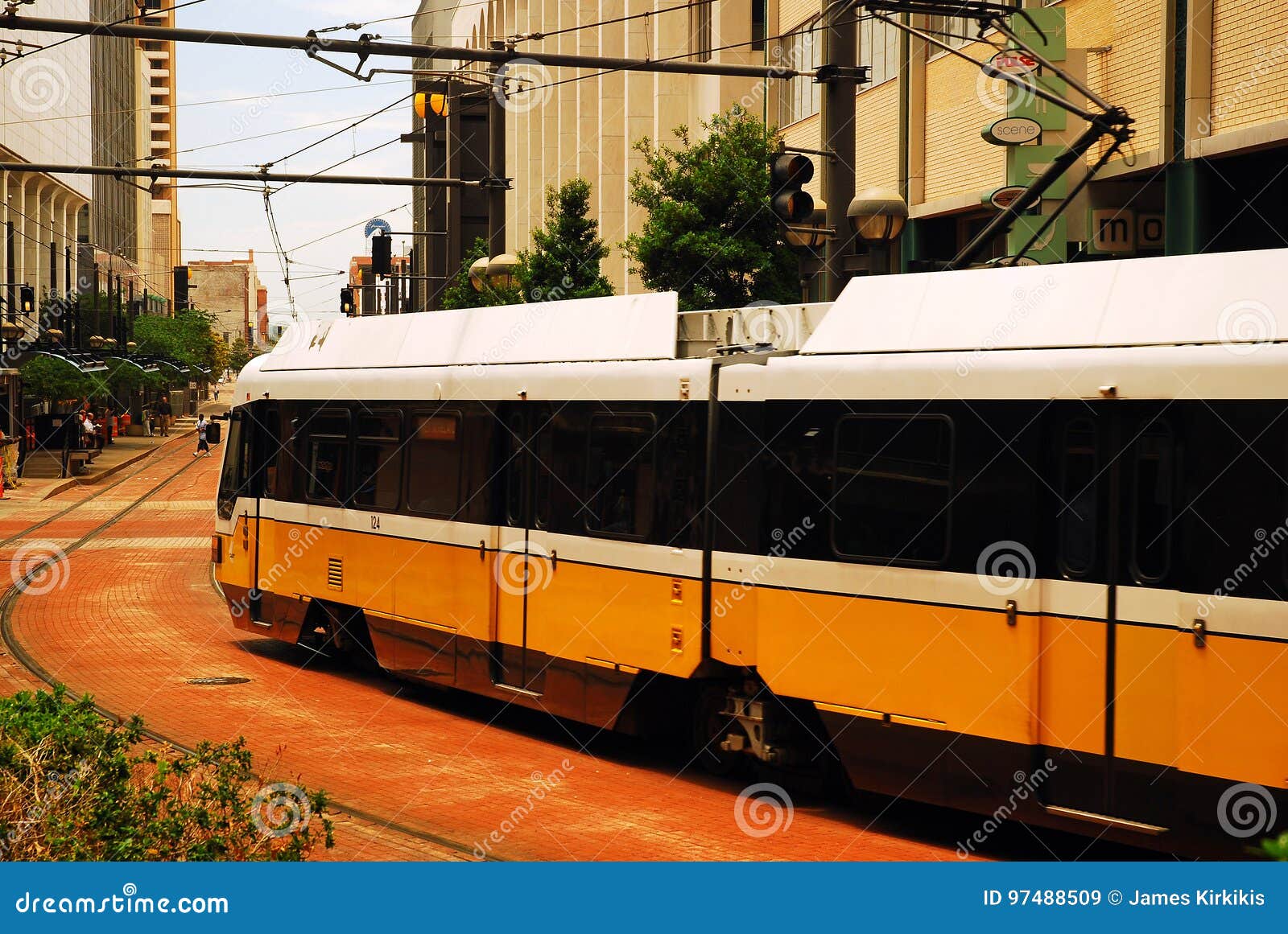 DART train stock image. Image of american, curve, commuter - 97488509