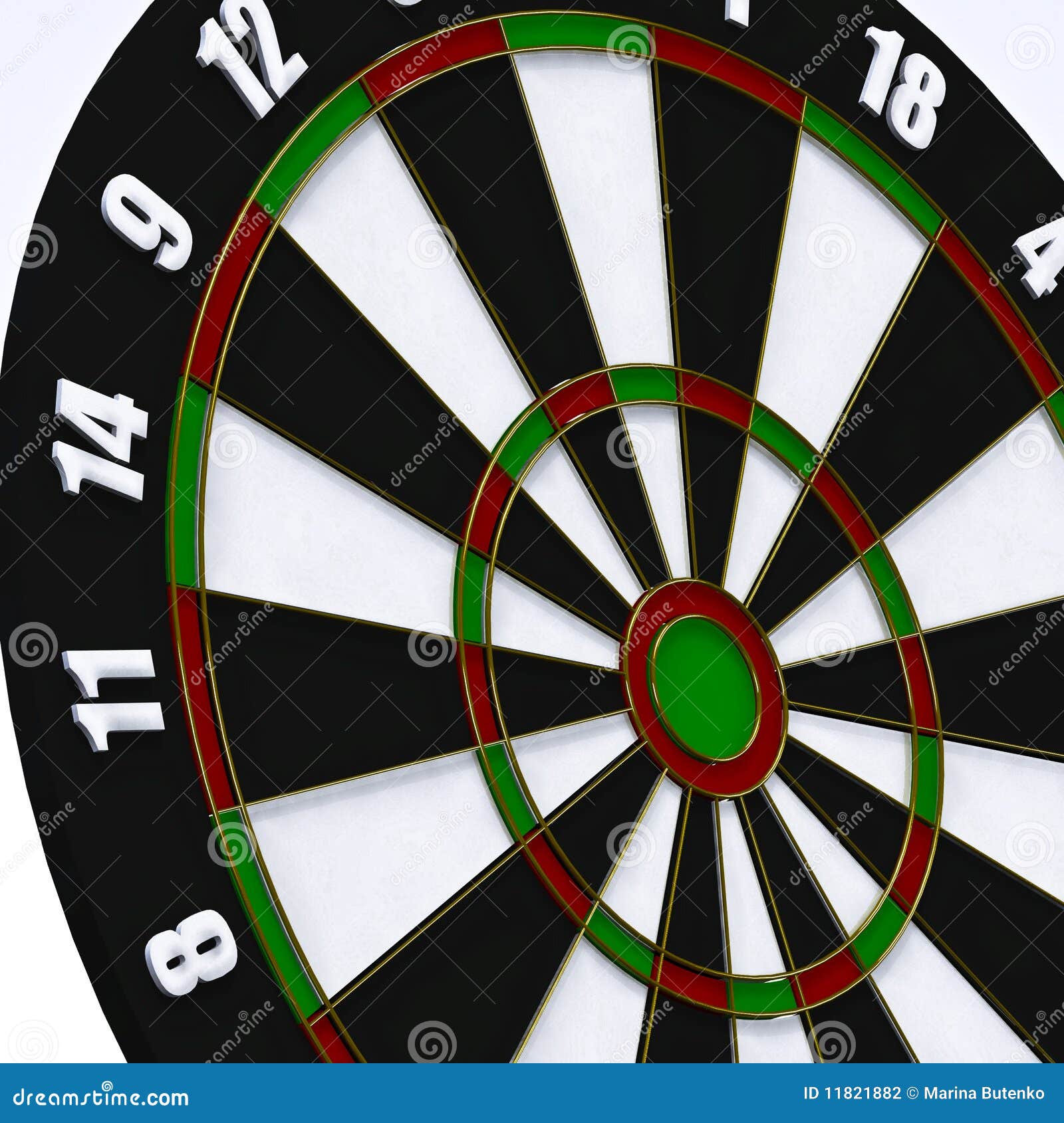 Dartboard stock illustration. Illustration of competition - 11821882