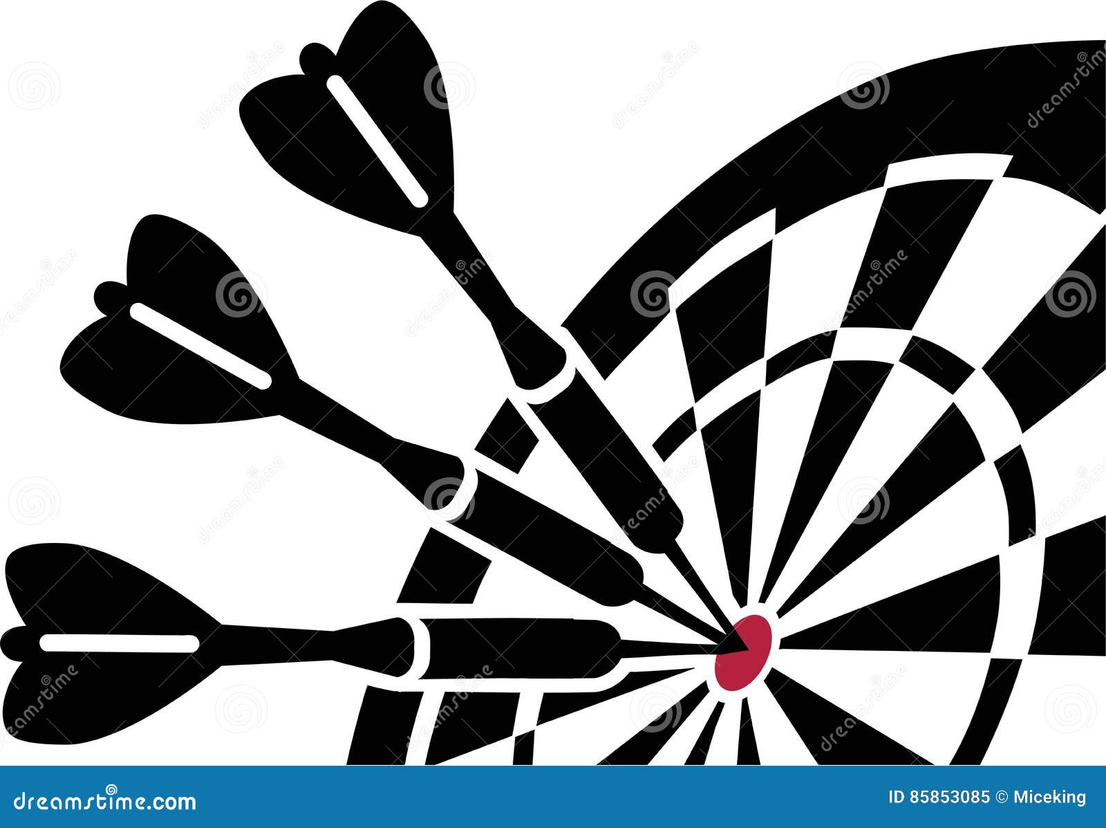 Dartboard with Darts stock vector. Illustration of competition - 85853085 Dartboard with Darts stock vector. Illustration of competition - 85853085