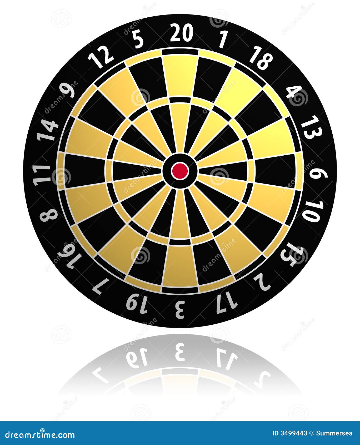 Dartboard Vector Illustration Stock Vector - Illustration of background ... Dartboard Vector Illustration Stock Vector - Illustration of background ...