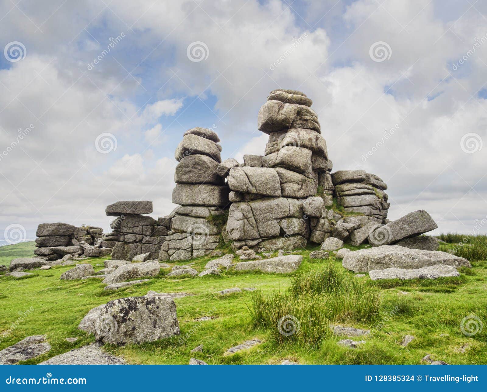 Dartmoor Devon UK Great Staple Tor Stock Photo - Image of stapletors ...
