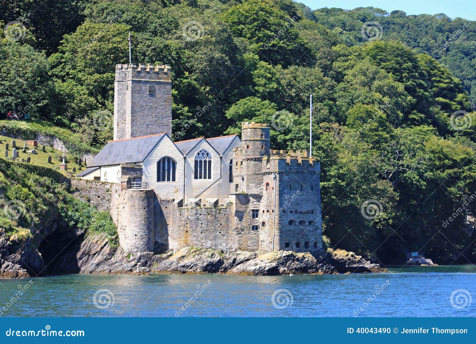 Dartmouth Castle stock photo. Image of town, castle, kingswear - 40043490