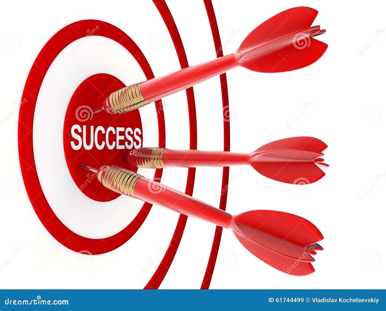 Darts and abstract success stock illustration. Illustration of success ...