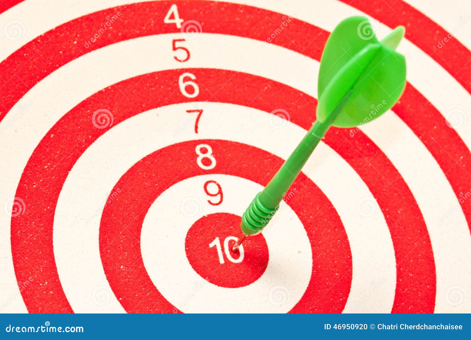 Darts Arrow in the Target Center Stock Photo - Image of arrow, closeup ...