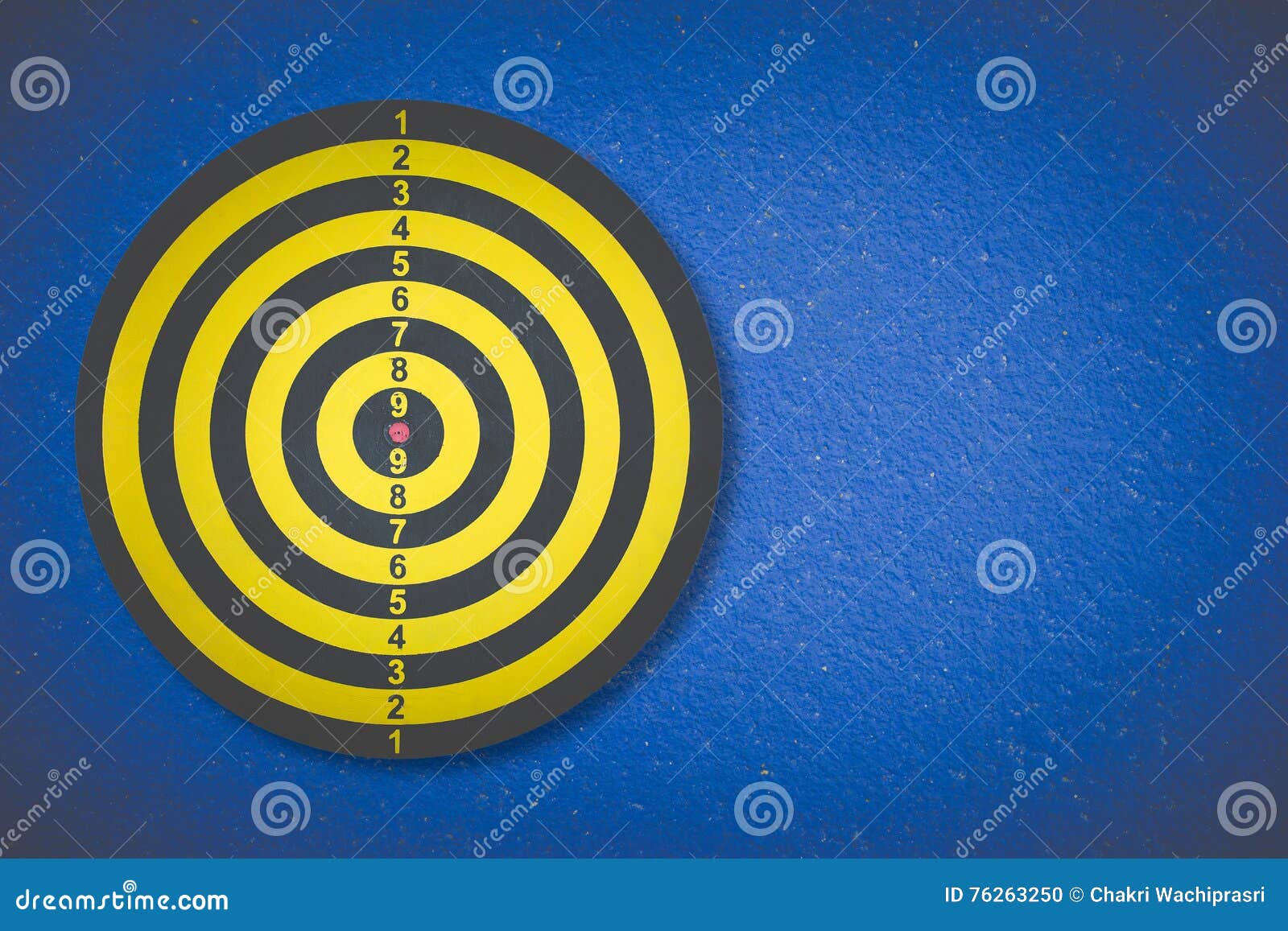 Darts Board on Color Concrete Texture Stock Photo - Image of focus ...
