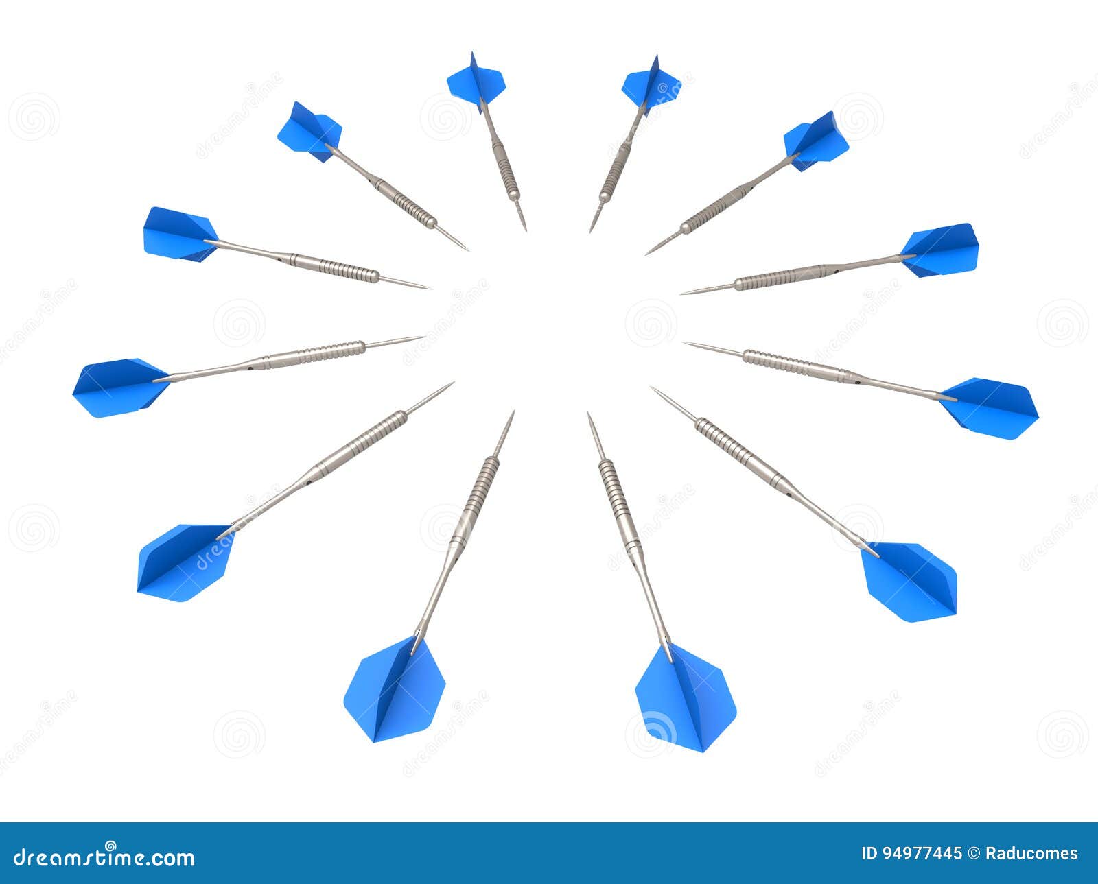 Darts circular array stock illustration. Illustration of arrows - 94977445