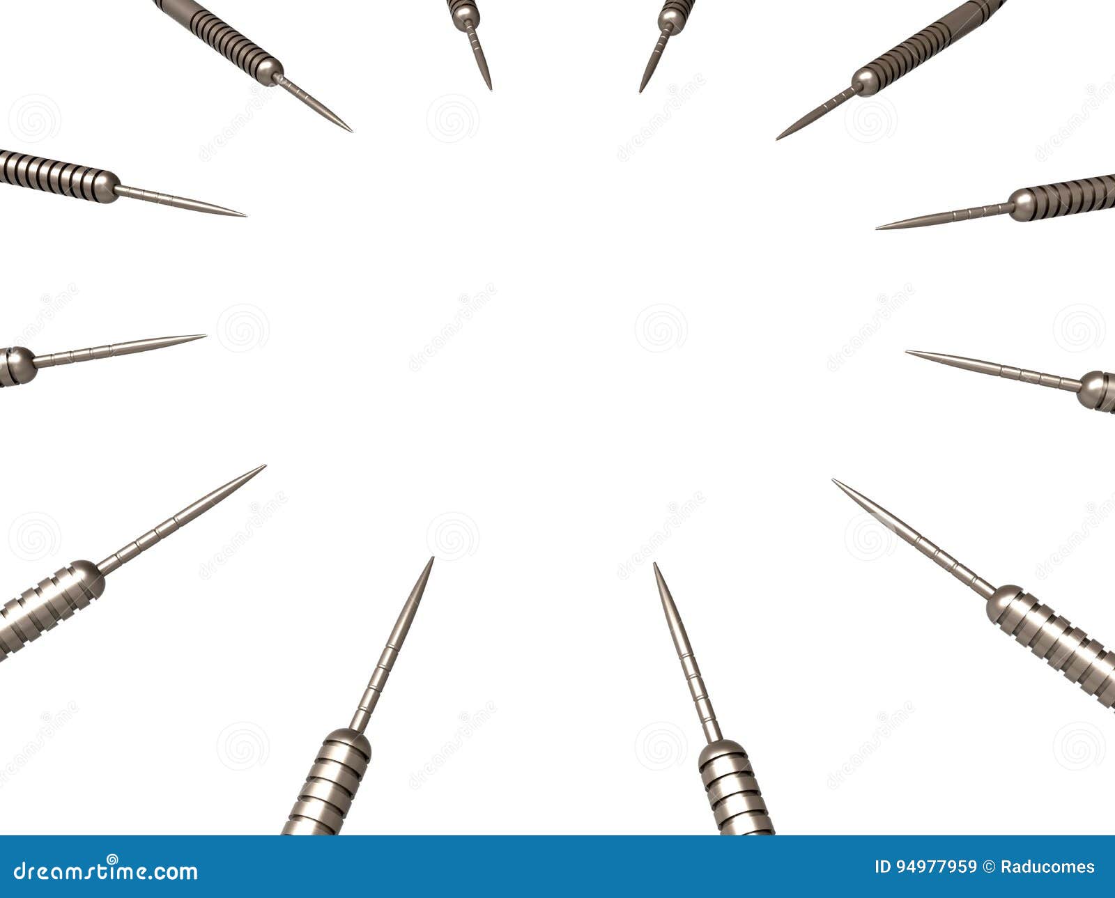 Darts Circular Array Round Frame Illustration Stock Illustration ...