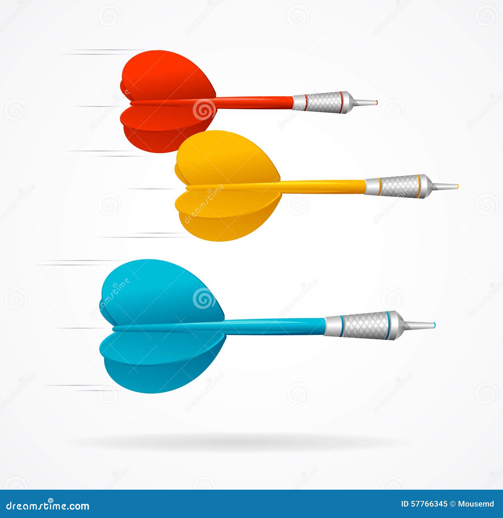 Darts Fly Vector stock vector. Illustration of challenge - 57766345
