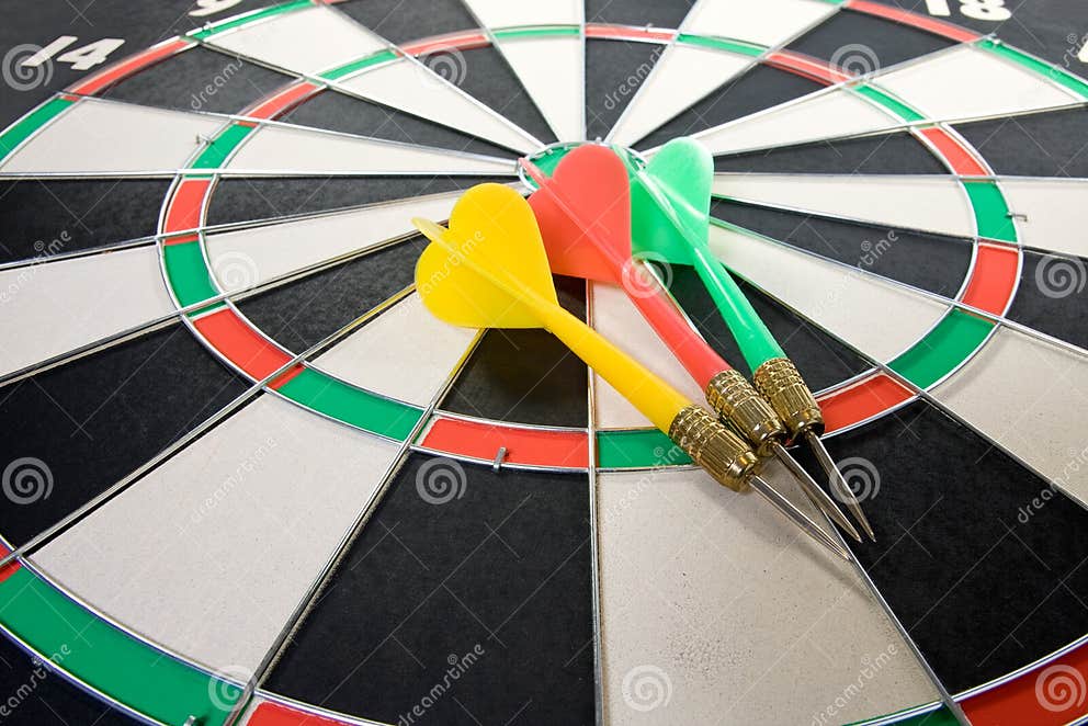 Darts game stock image. Image of shot, dartboard, accurate - 22553977