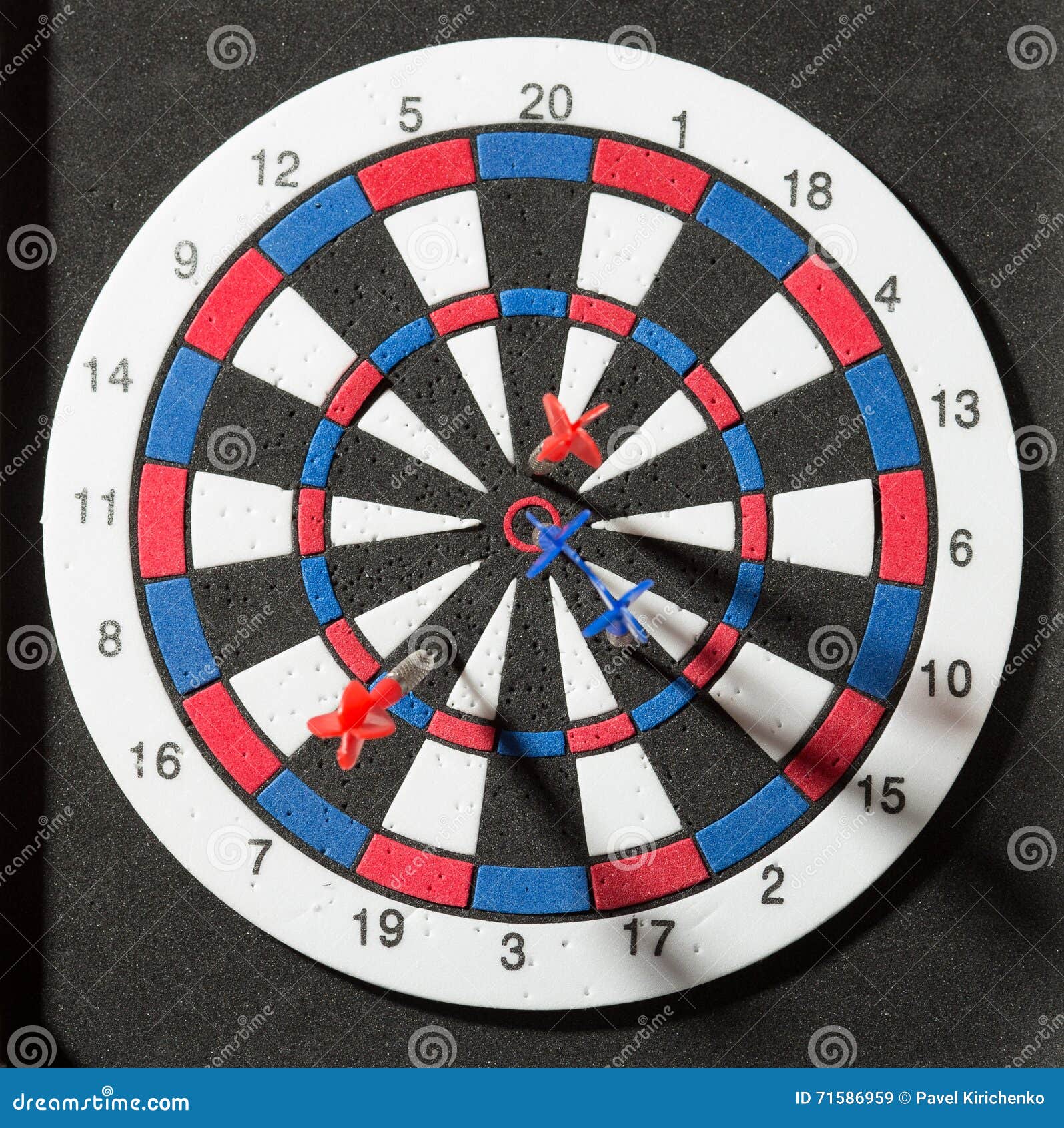 Darts hit dartboard stock image. Image of sport, board - 71586959