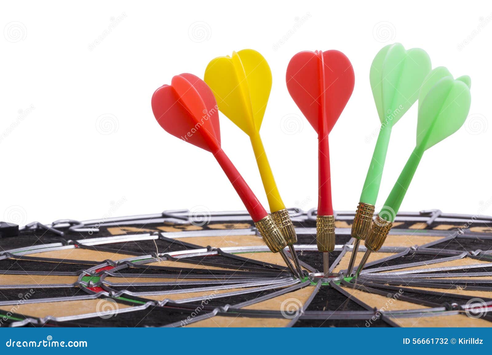 The darts hit the target stock photo. Image of dart, bulls - 56661732