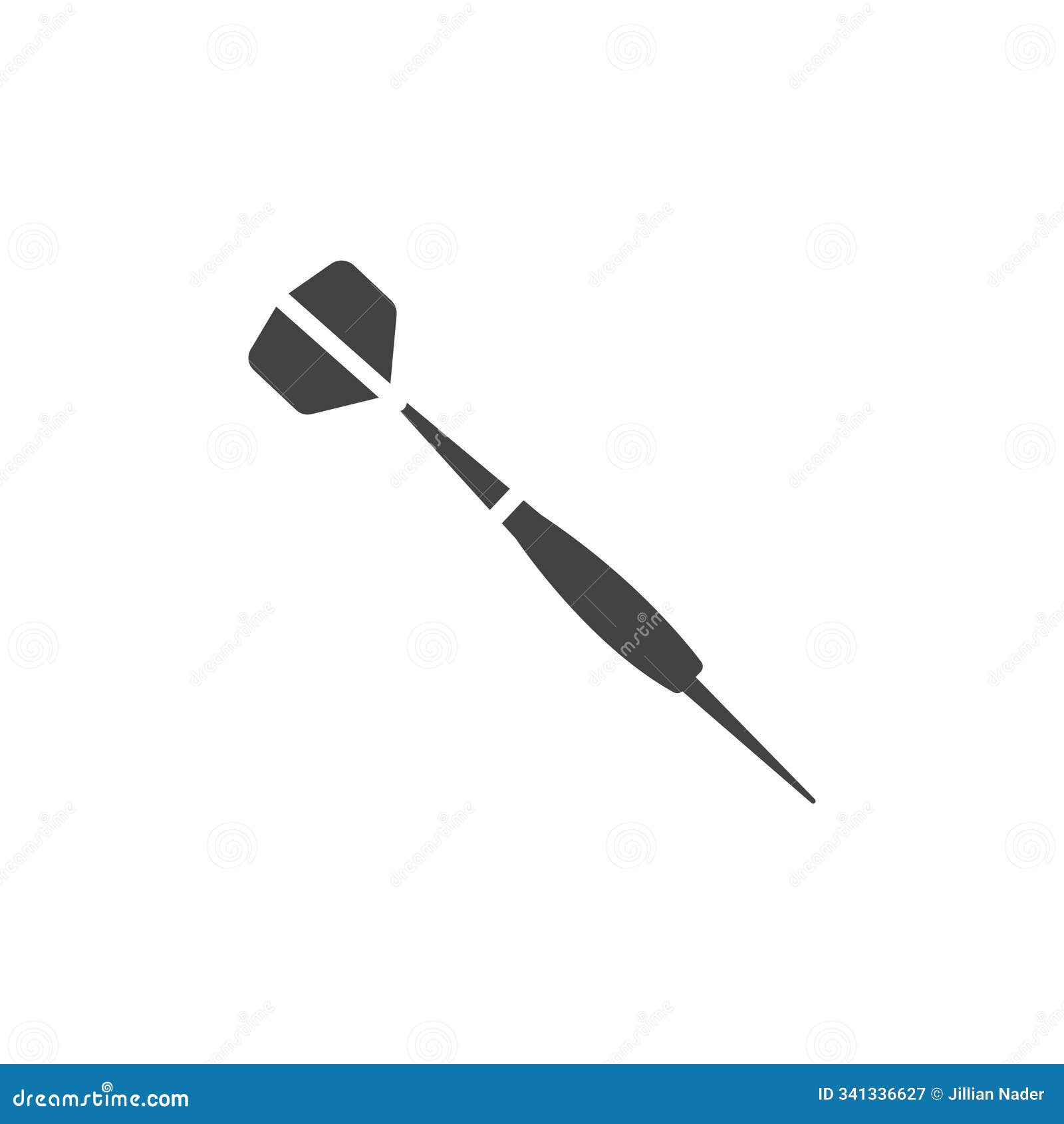 Darts Icon Flat Simple Outline Set Stock Illustration - Illustration of ...