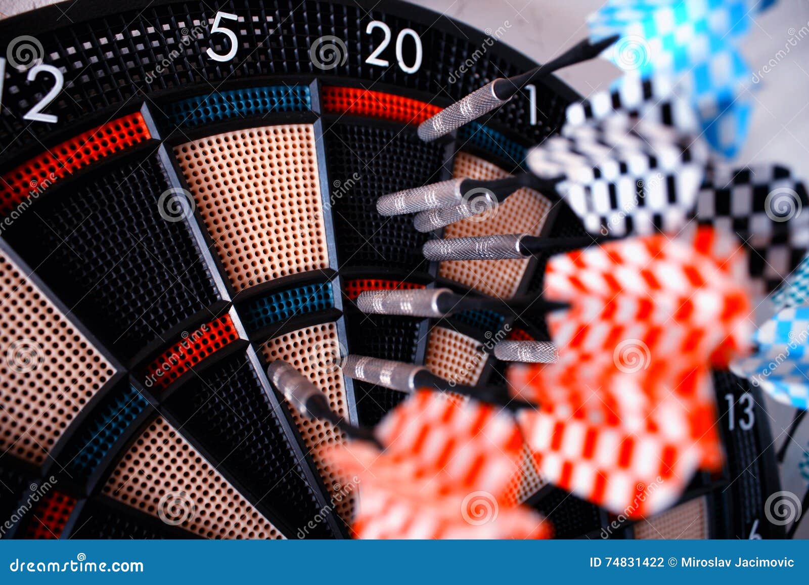 The Darts Isolated with Many Arrows on Stock Photo - Image of challenge ...