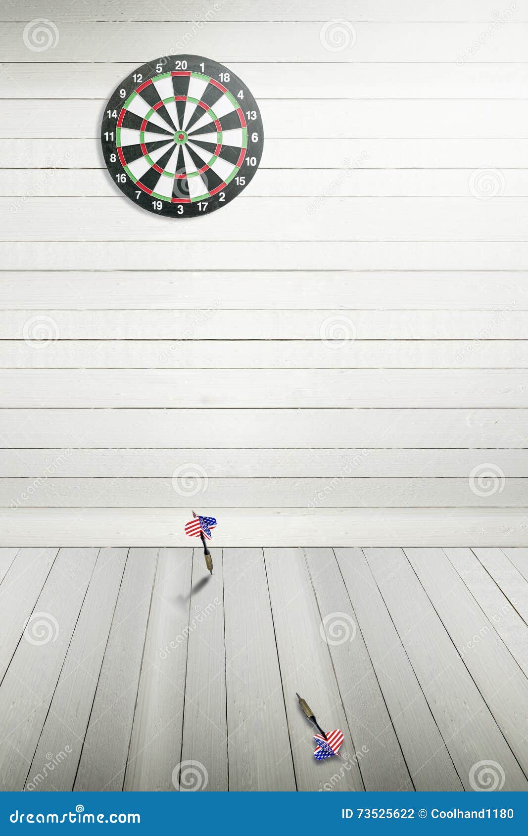 Darts Miss the Target Drop on the Ground. Stock Photo - Image of star ...