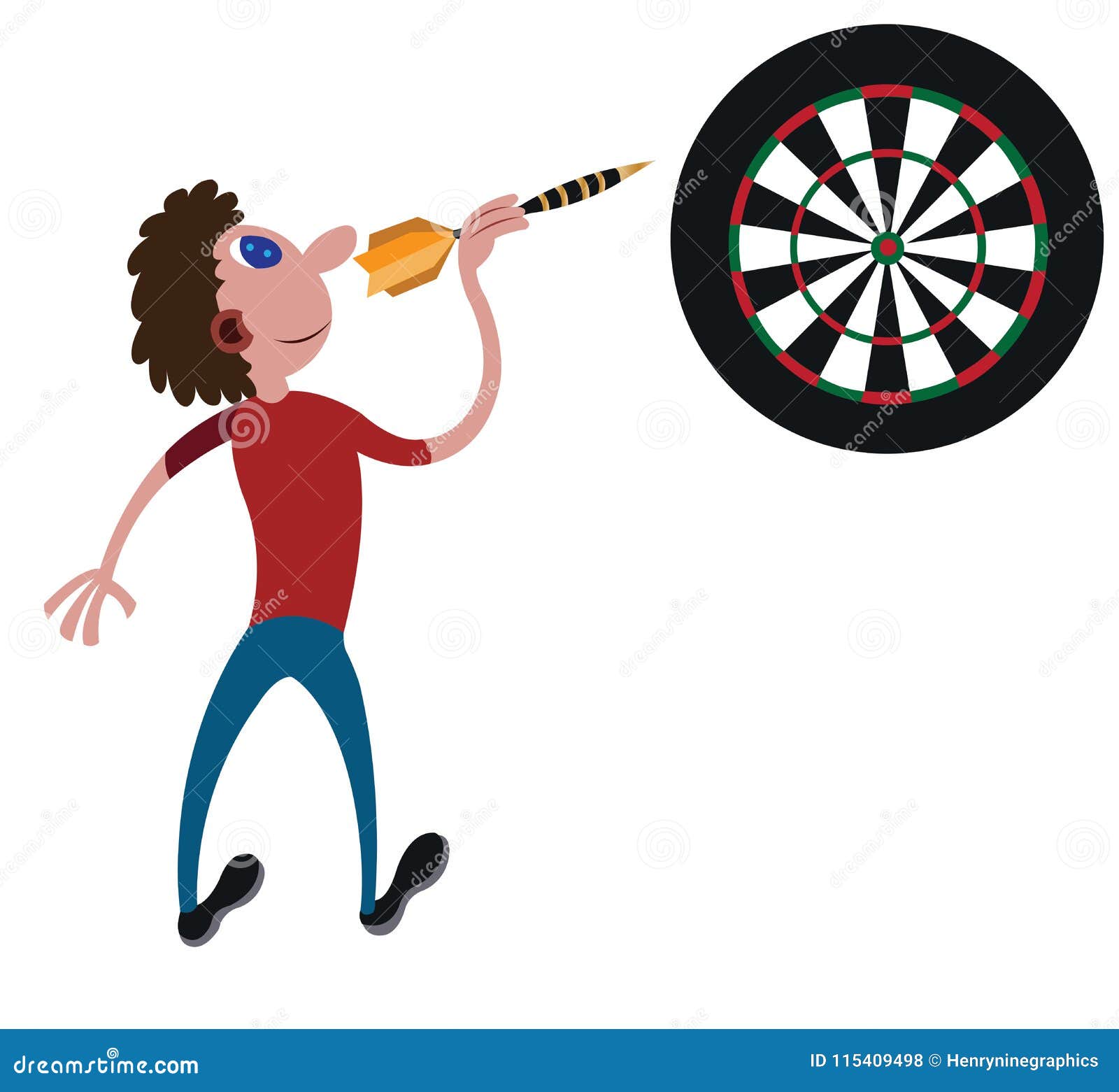 Darts player with dart stock vector. Illustration of bullseye - 115409498 Darts player with dart stock vector. Illustration of bullseye - 115409498