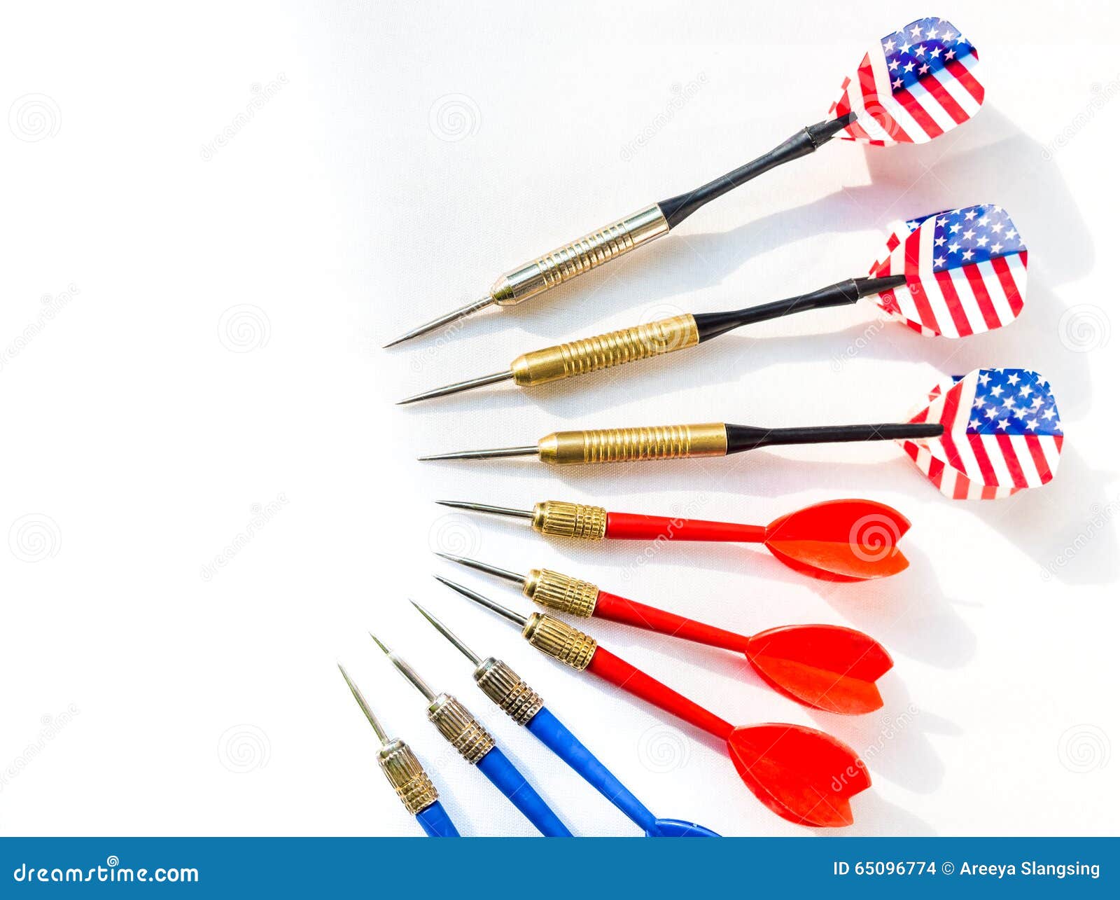 Darts Pointing To the Same Target Stock Photo - Image of accuracy ...