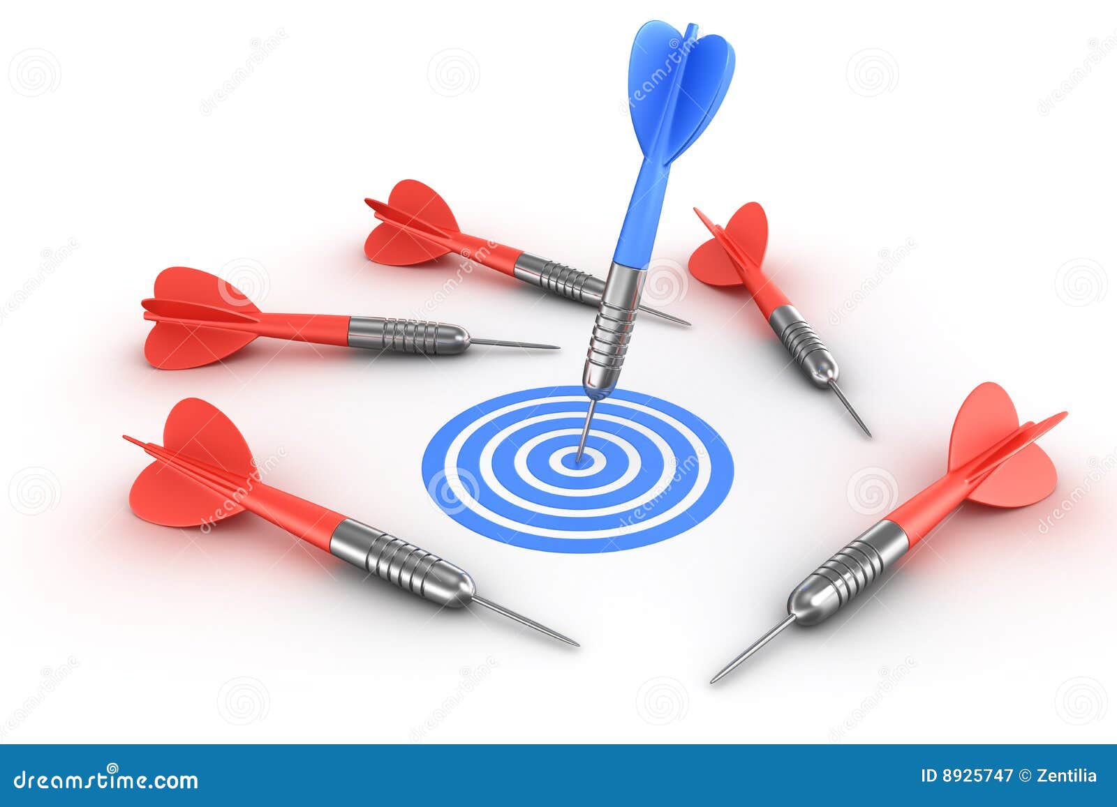 Darts, success and failure stock illustration. Illustration of sport ...