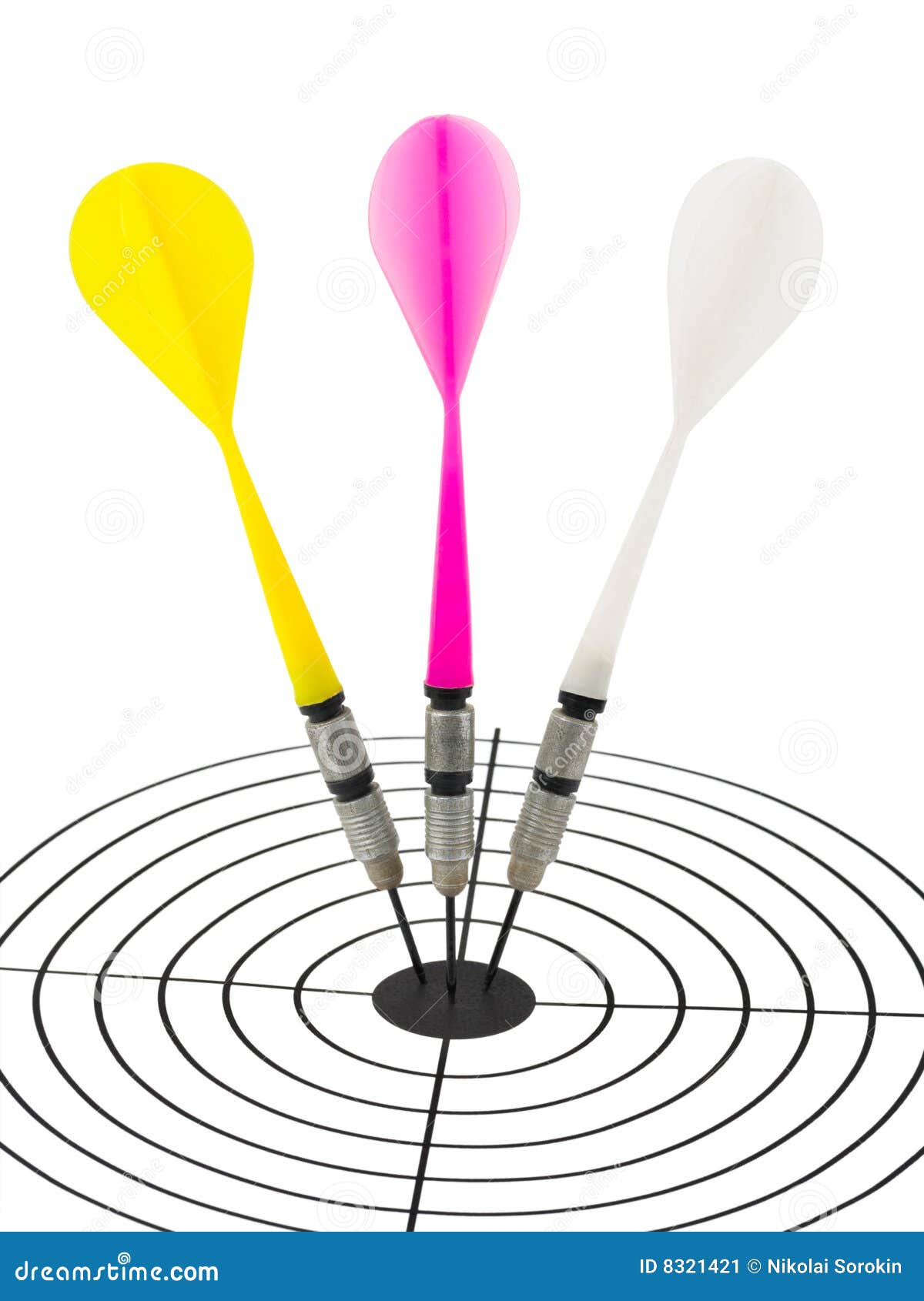 Darts and target stock image. Image of game, efficiency - 8321421