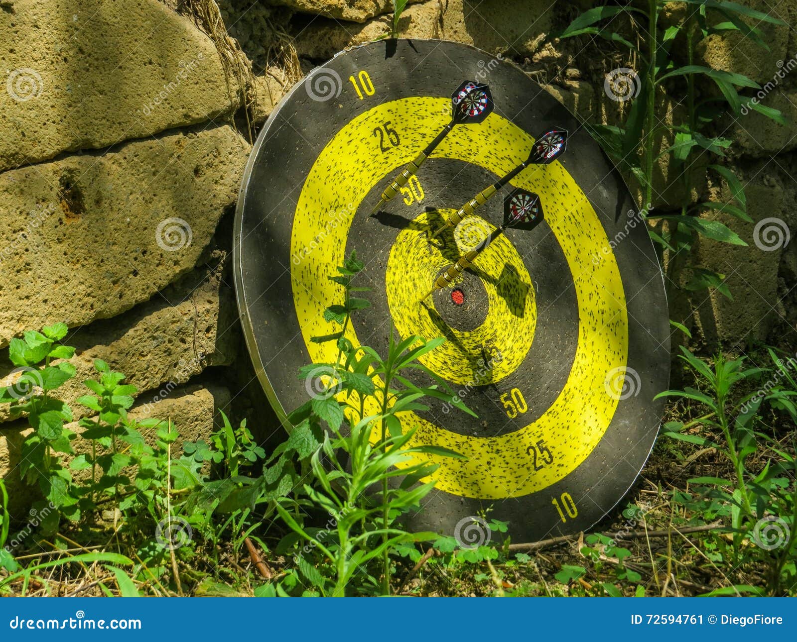 Darts target stock image. Image of competition, outdoor - 72594761