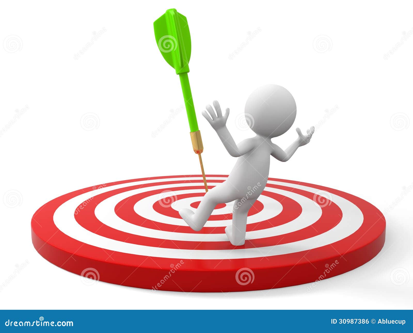 Darts and target stock illustration. Illustration of human - 30987386