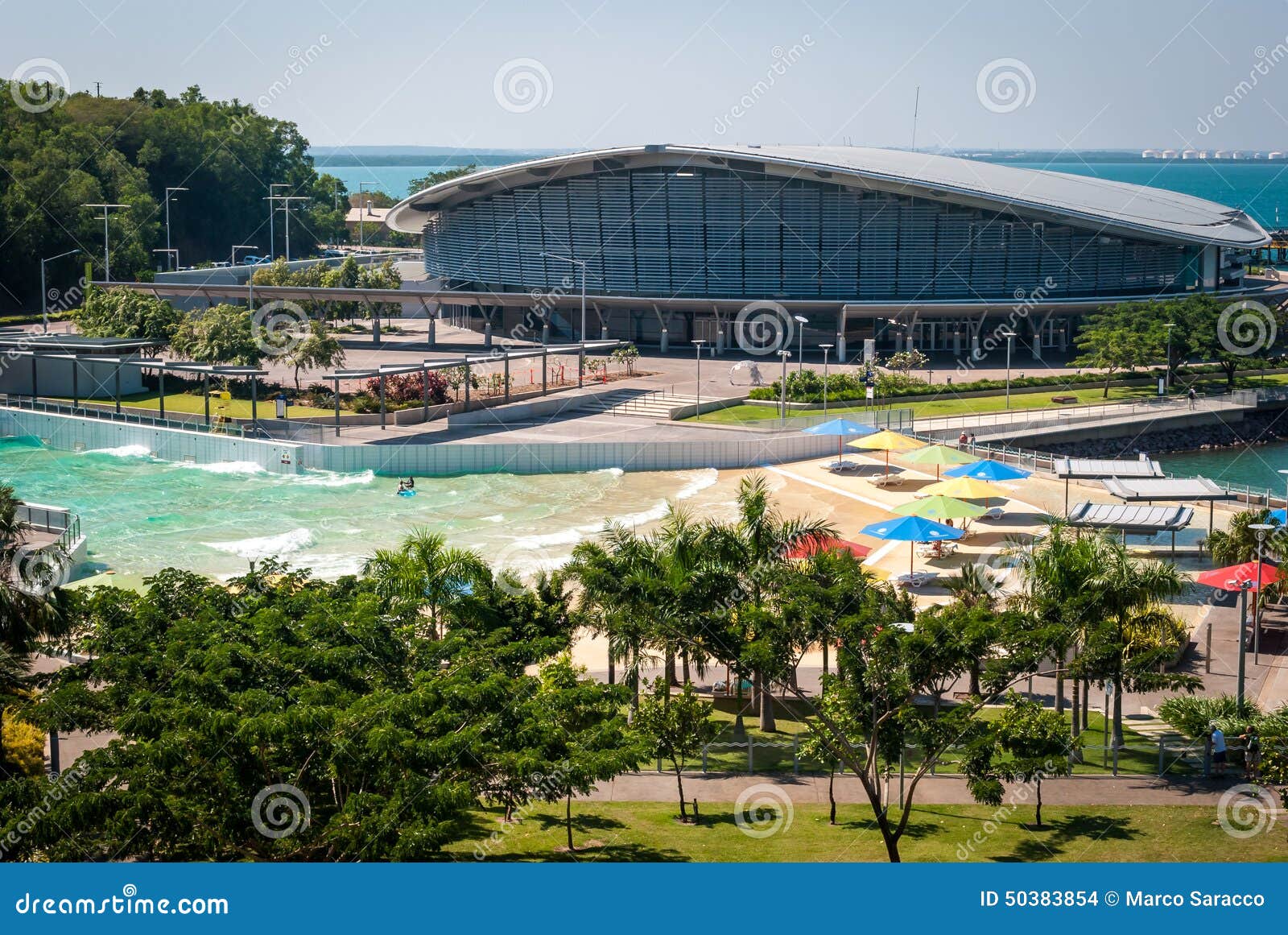 Darwin City Waterfront, Australia Stock Photo - Image of beach, garden ...