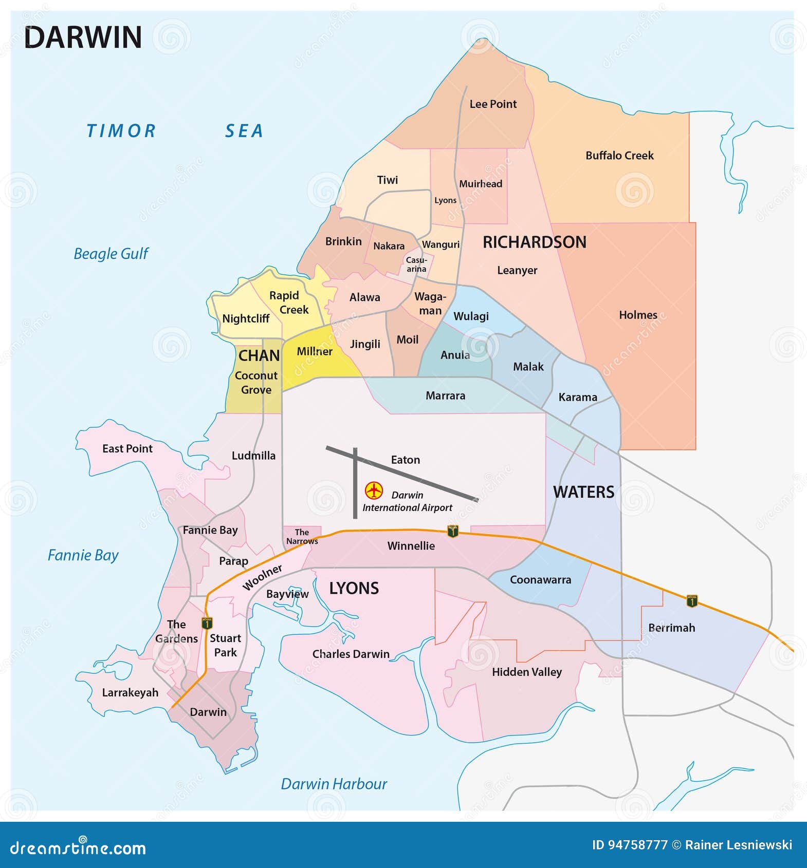 Darwin Map